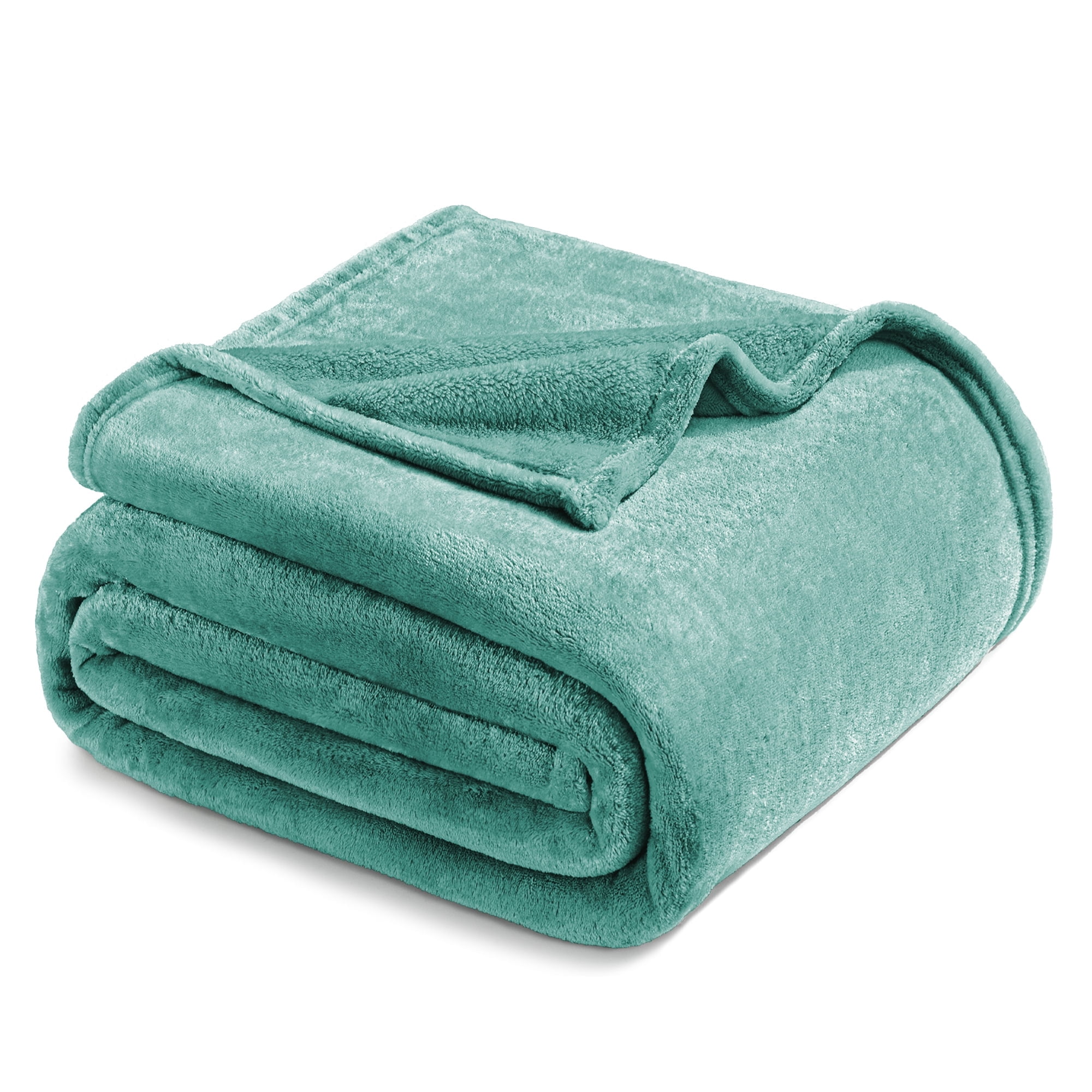 Exclusivo Mezcla Flannel Fleece Velvet Plush Twin Size Bed Blanket ...