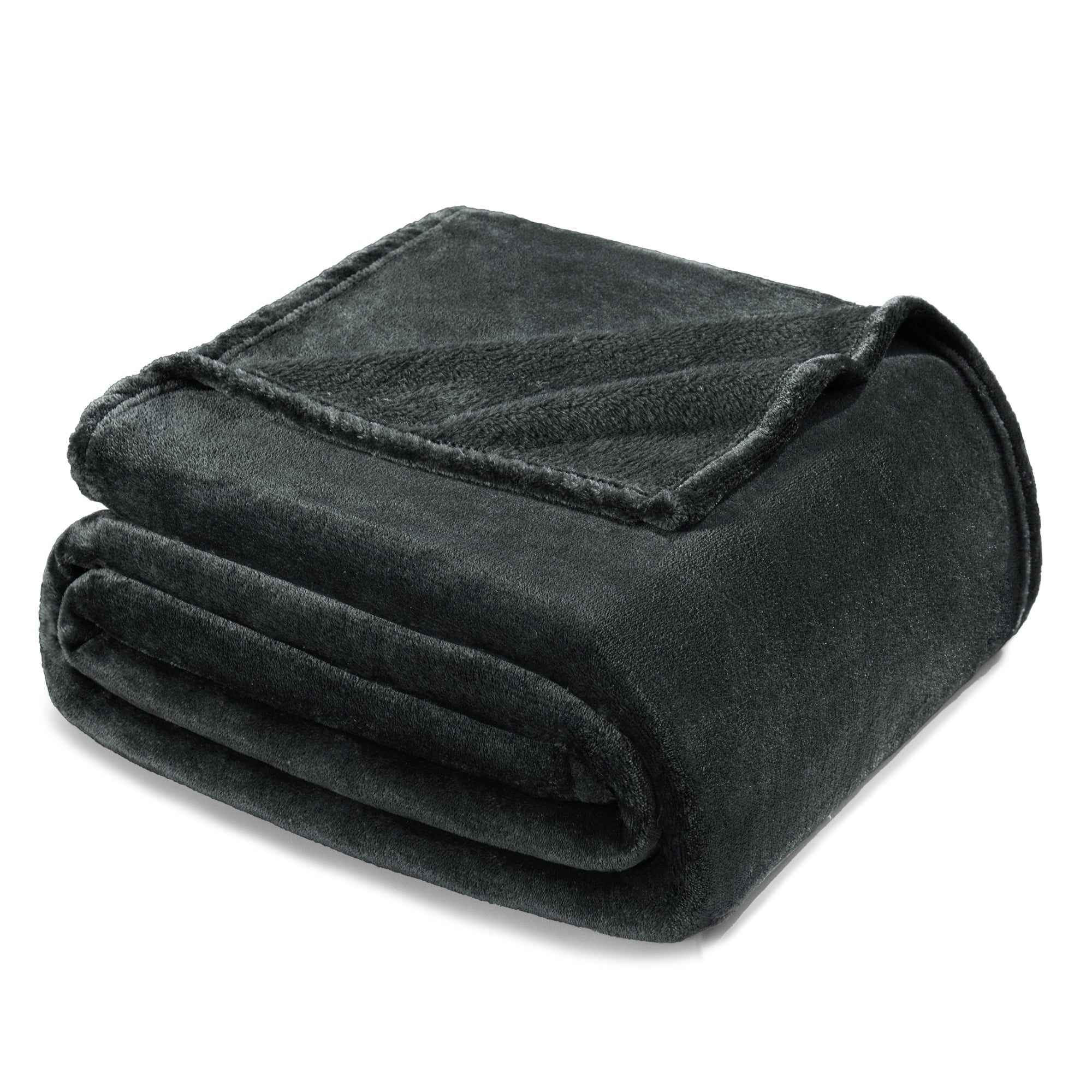 Exclusivo Mezcla Velvet Flannel Fleece Plush Twin Bedspread (90" x 66 ...