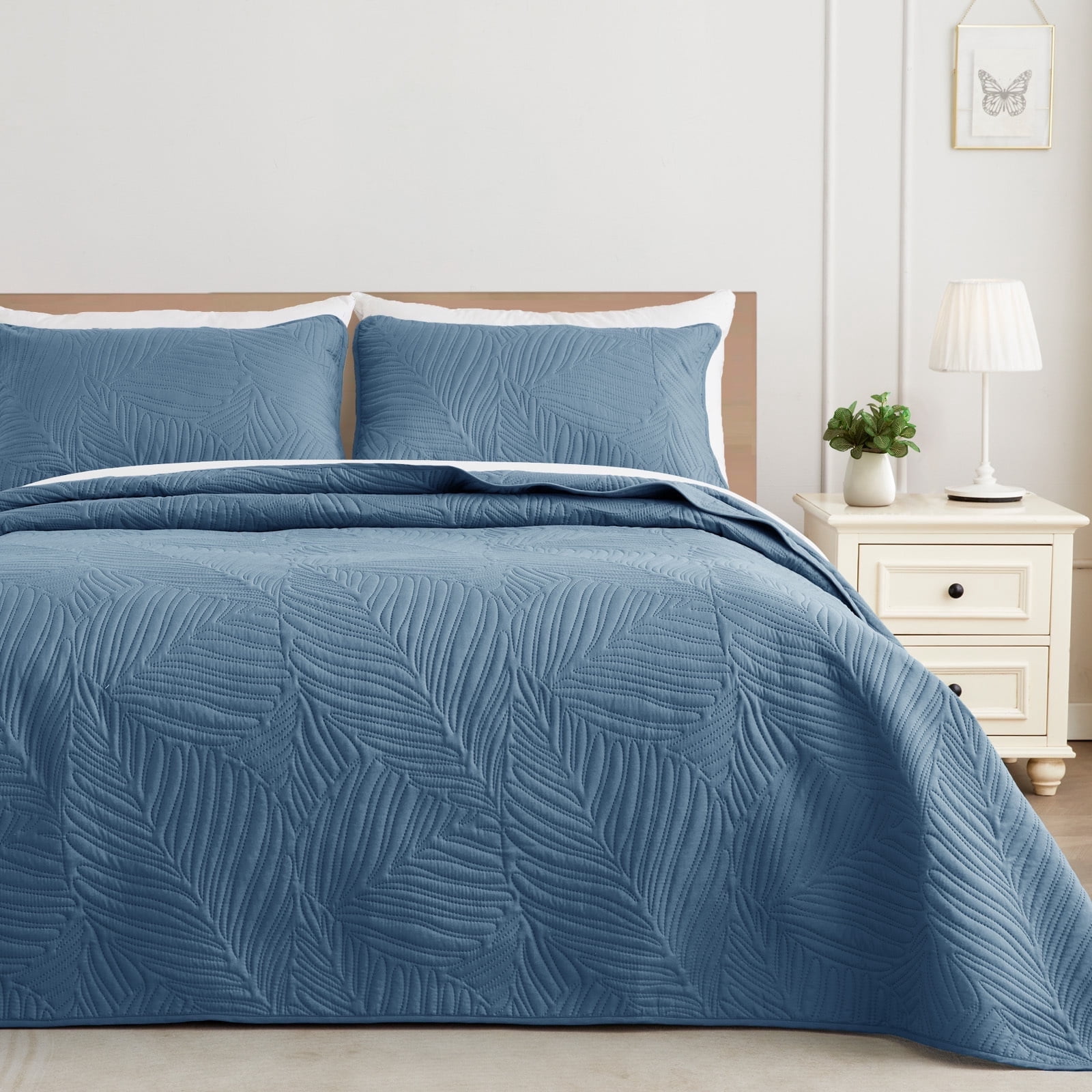 Exclusivo Mezcla Ultrasonic Full Queen Size Quilt Set, Lightweight 3 ...