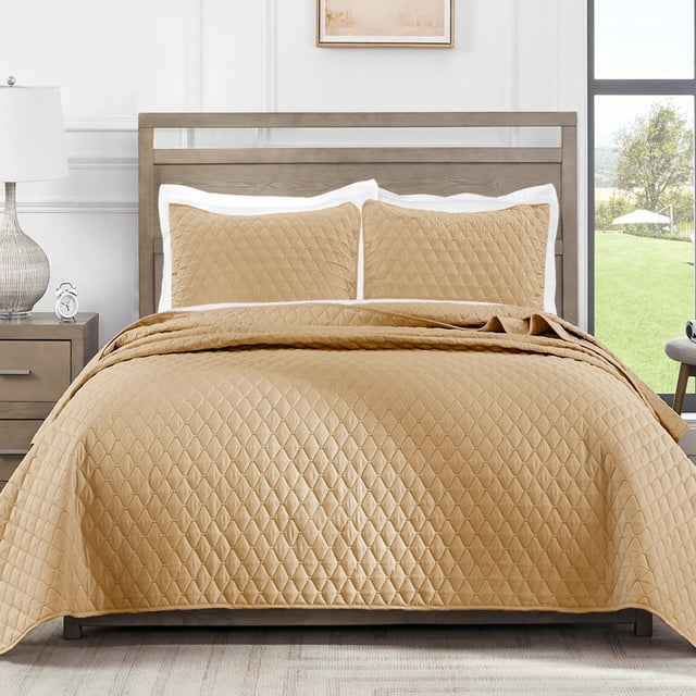 "Exclusivo Ultrasonic Twin Quilt Set with Sham, Lightweight Bedspreads ...