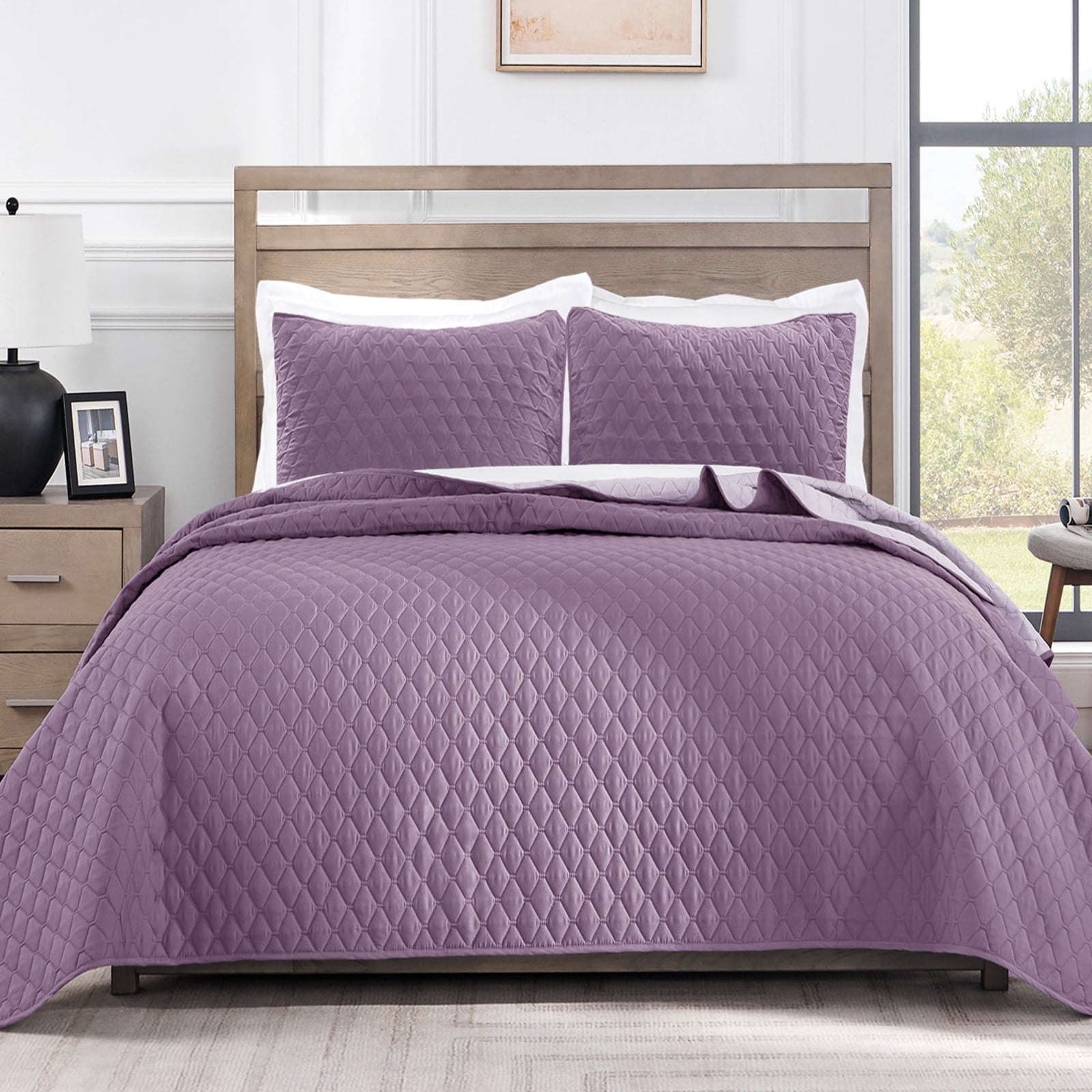 "Exclusivo Mezcla Ultrasonic Twin Quilt Set with Sham, Lightweight, All ...