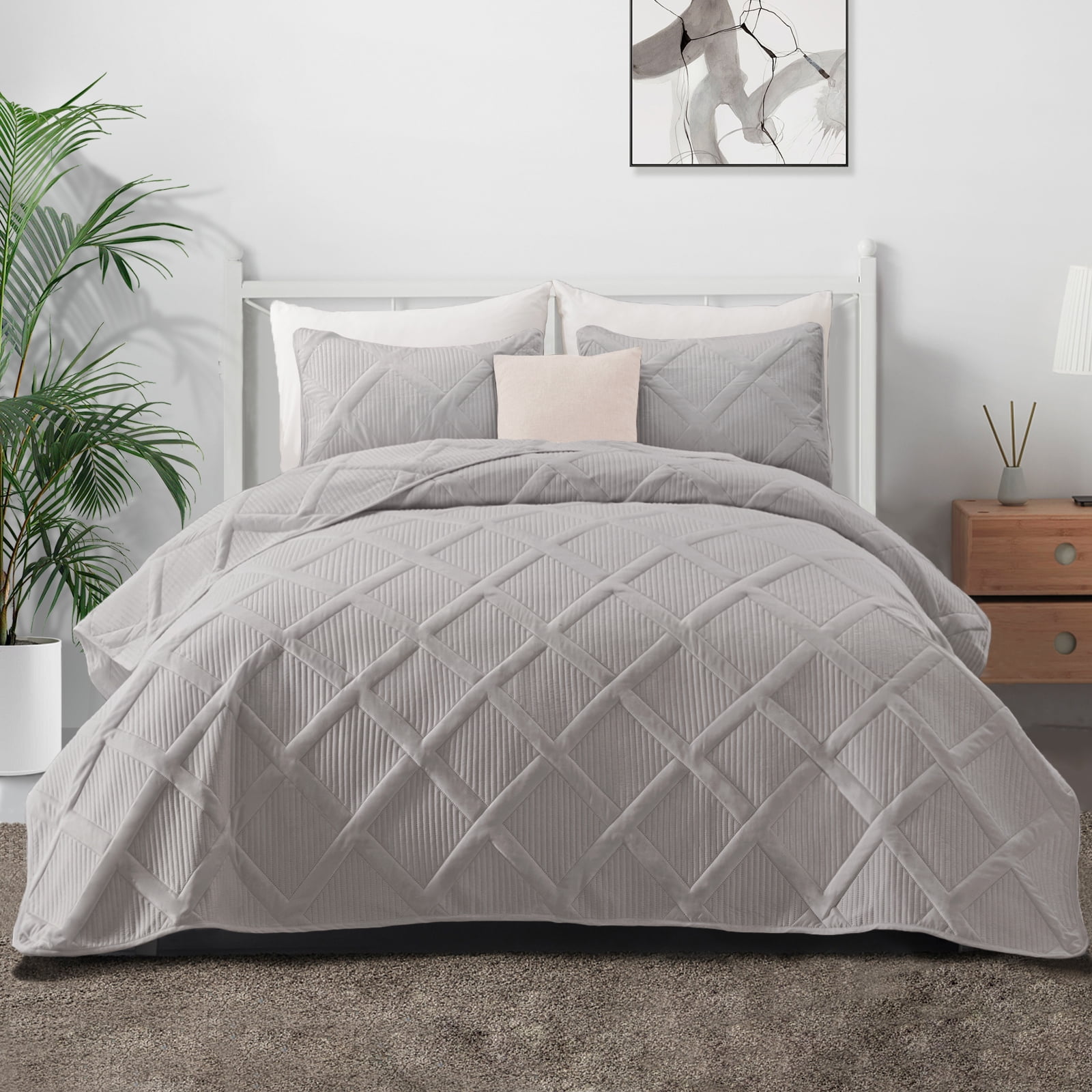 Exclusivo Mezcla Ultrasonic Twin Quilt Set, 2-Piece Lightweight ...