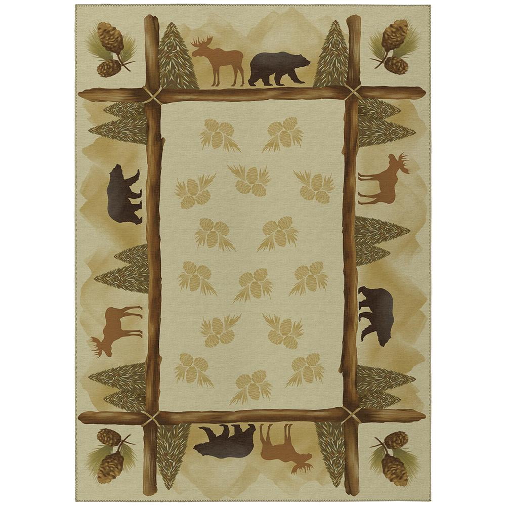Excursion EX2 Beige Farmhouse Rug 8' X 10' - Walmart.com