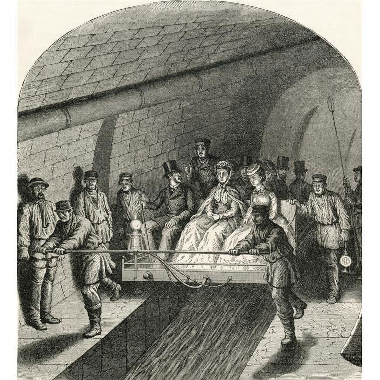 Excursion In The Paris Sewers In The 19Th Century From French Pictures ...