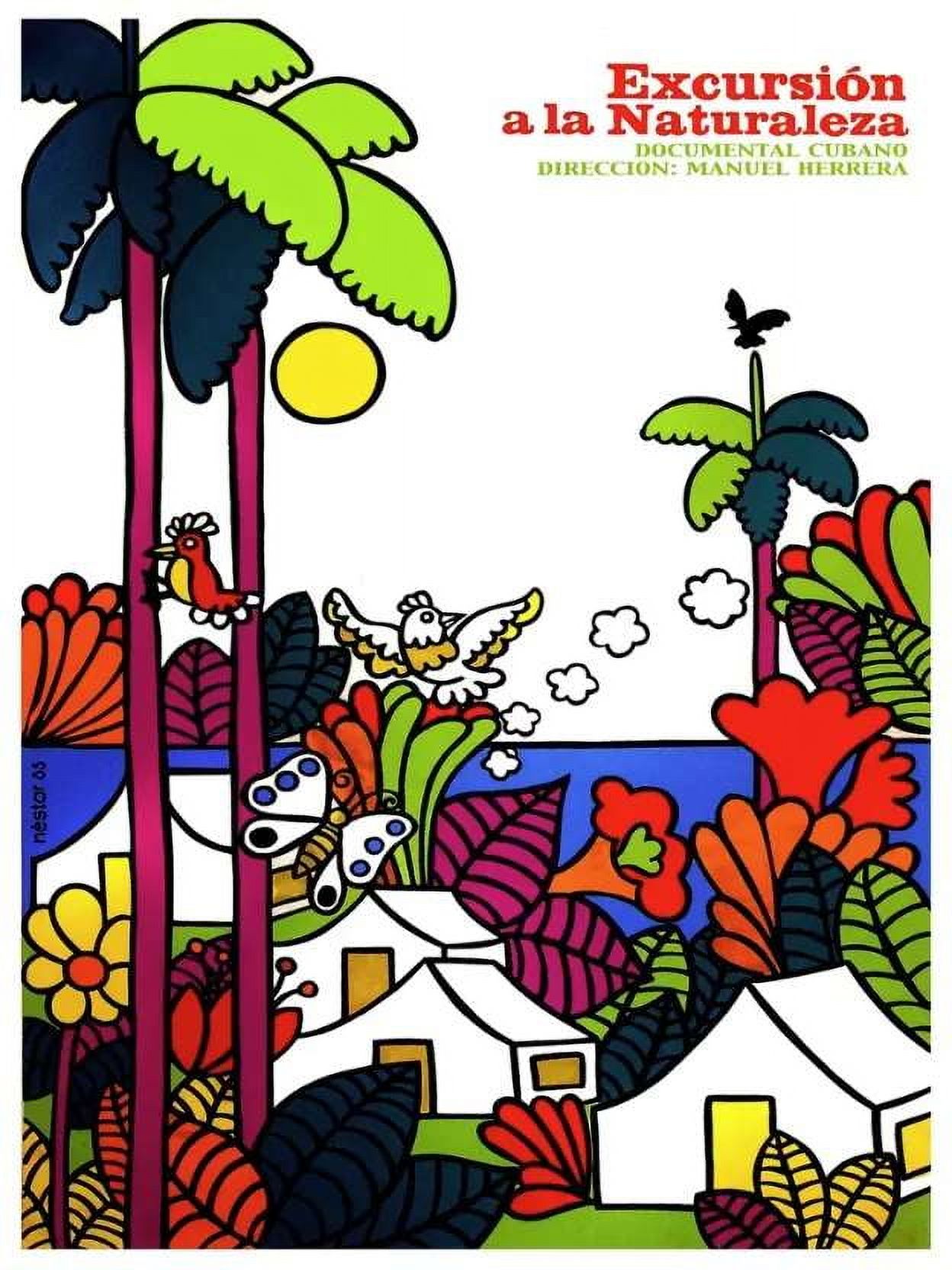 Excursion to nature land Decoration Poster.Graphic Art Interior design ...