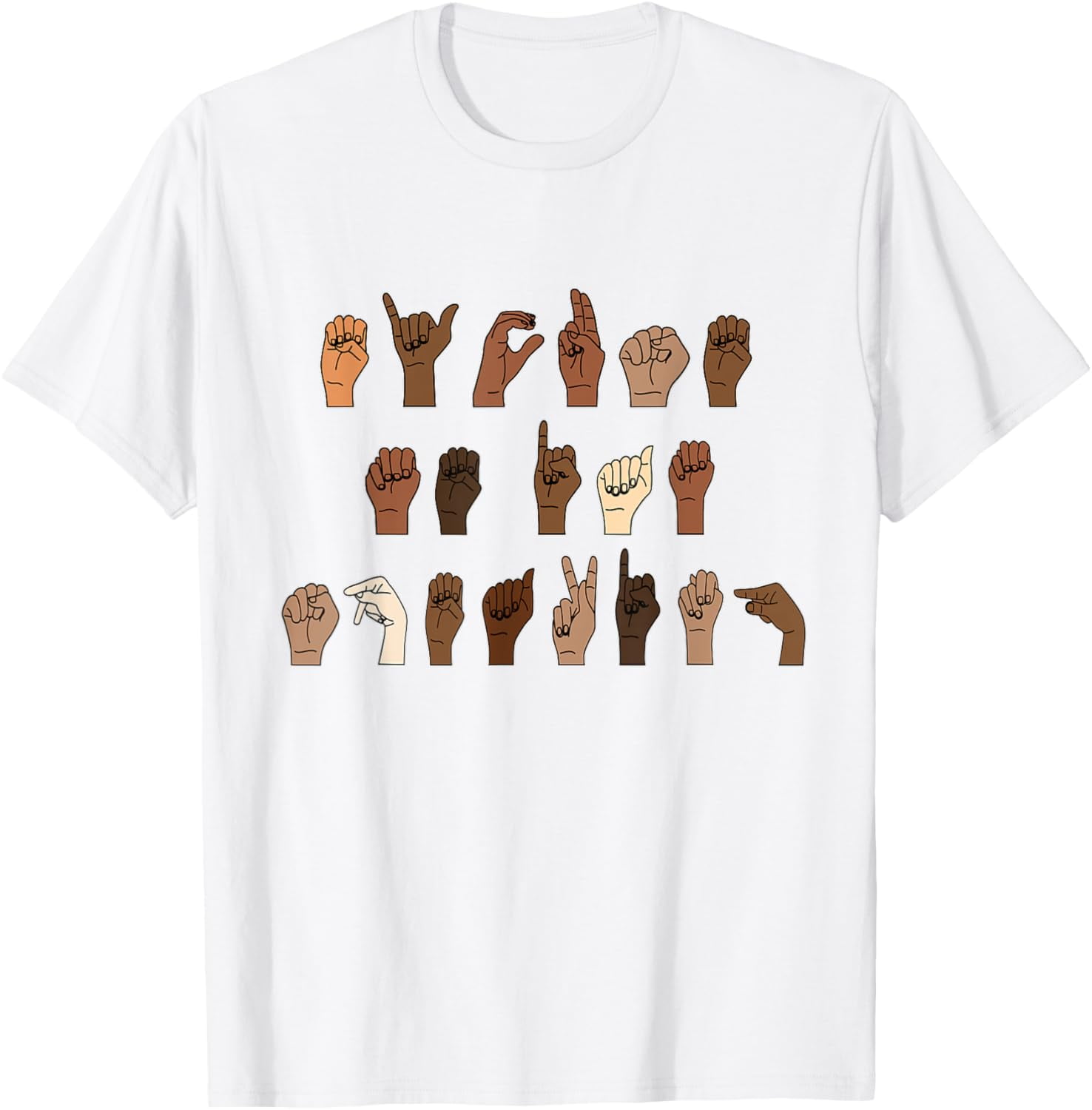 Excuse Me I'm Speaking ASL Sign Language Hands Kamala Harris T-Shirt ...
