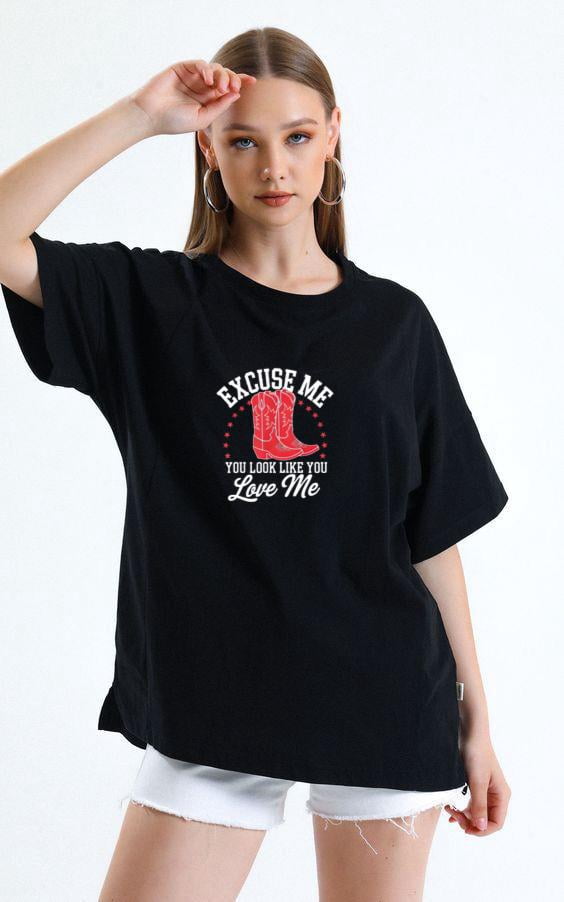 Excuse Me You Look Like You Would Love Me Funny Meme Quote Graphic ...