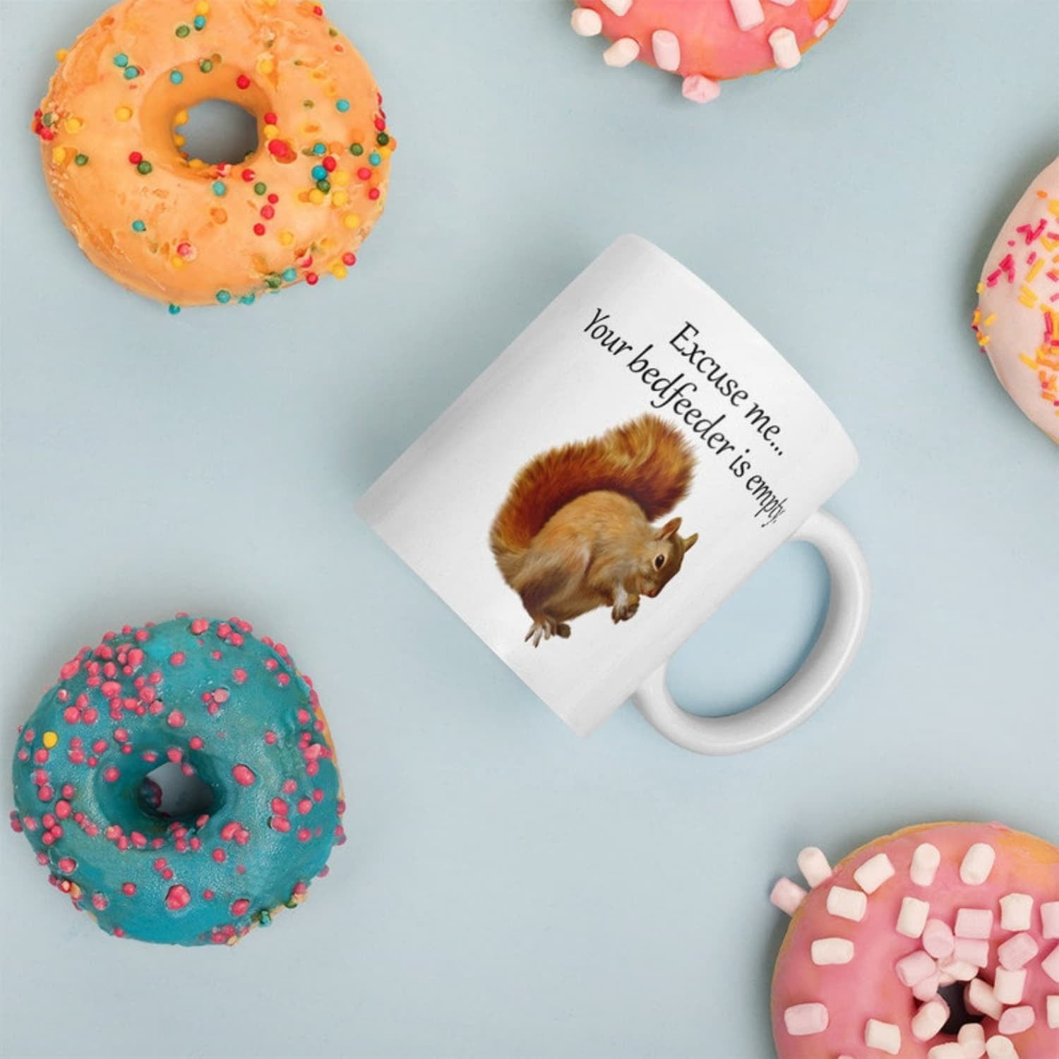 Excuse Me Your Bird Feeder Is Empty Ceramic Coffee Mug oz. - Walmart.com