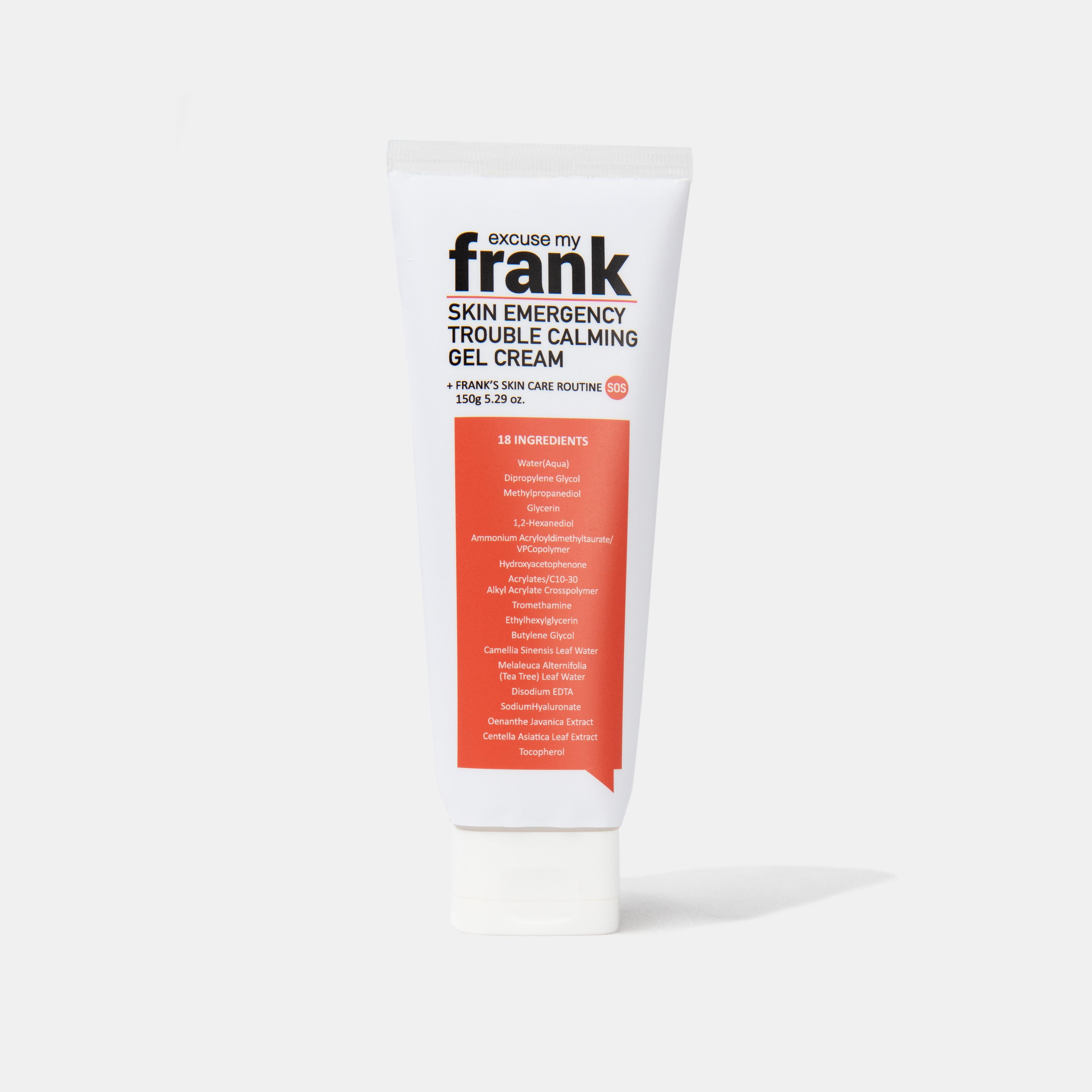 Excuse My Frank, 1pcs Skin Emergency Trouble Calming Gel Cream Facial ...