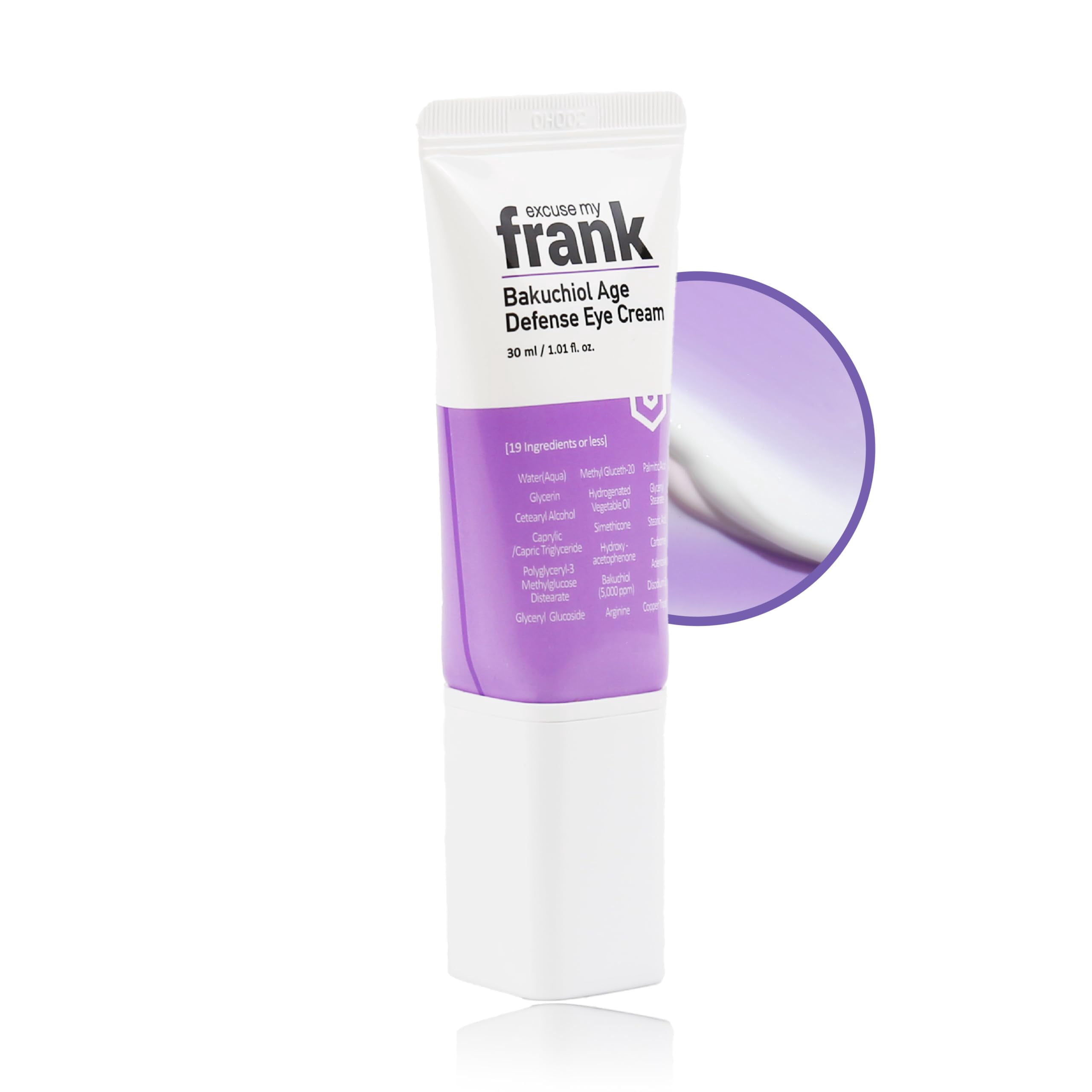 Excuse My Frank Bakuchiol Age Defense Eye Cream Correction for Puffy ...