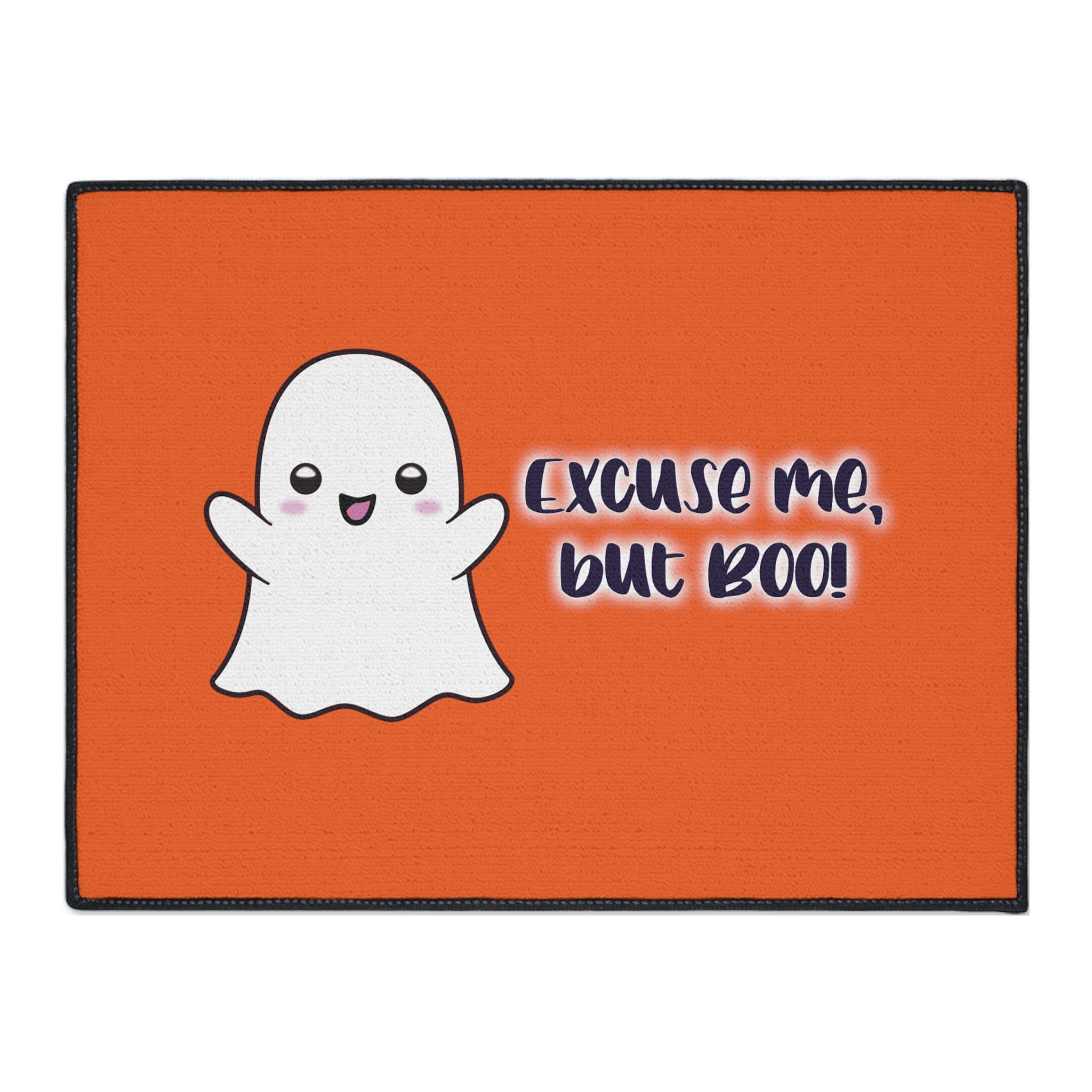 Excuse me, but Boo! Heavy Duty Floor Mat by JC Designs - Walmart.com