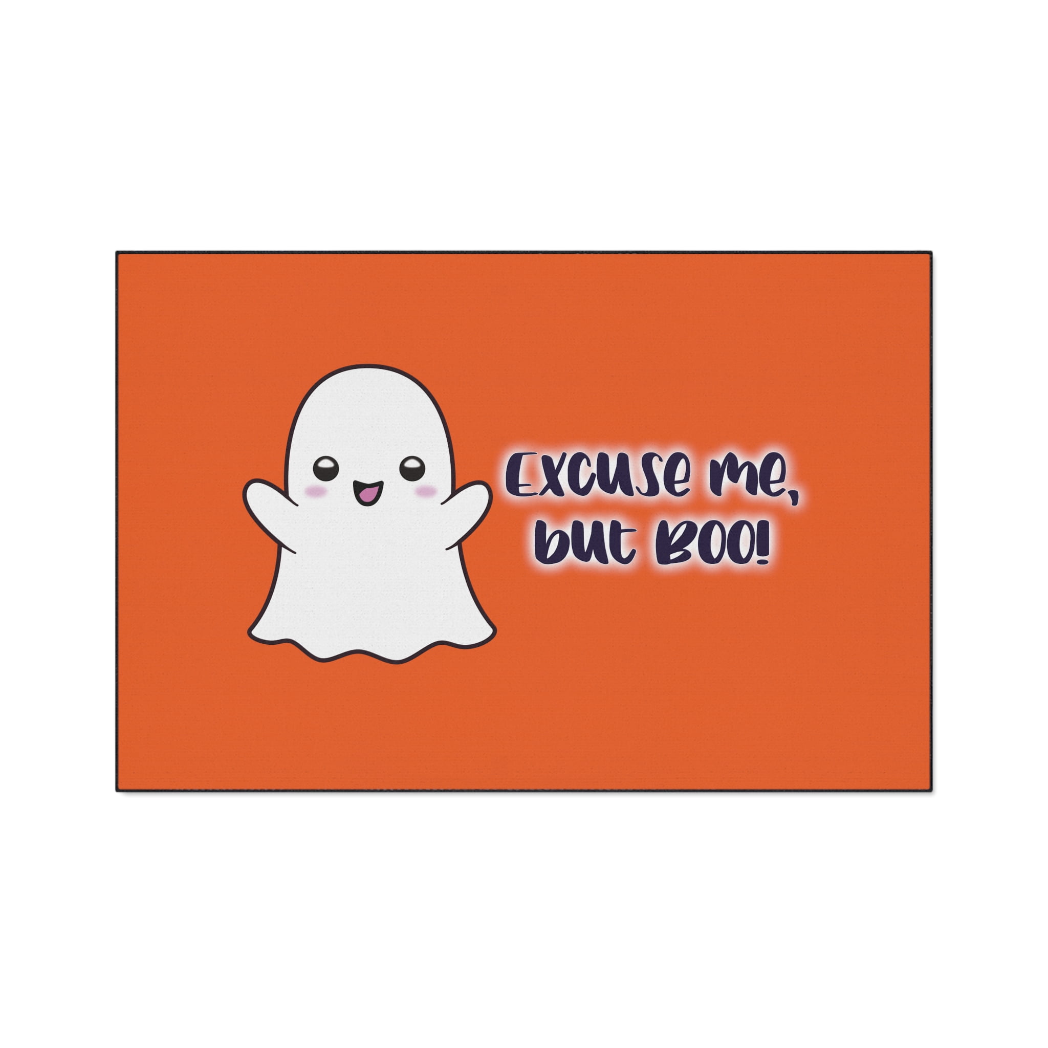 Excuse me, but Boo! Heavy Duty Floor Mat by JC Designs - Walmart.com