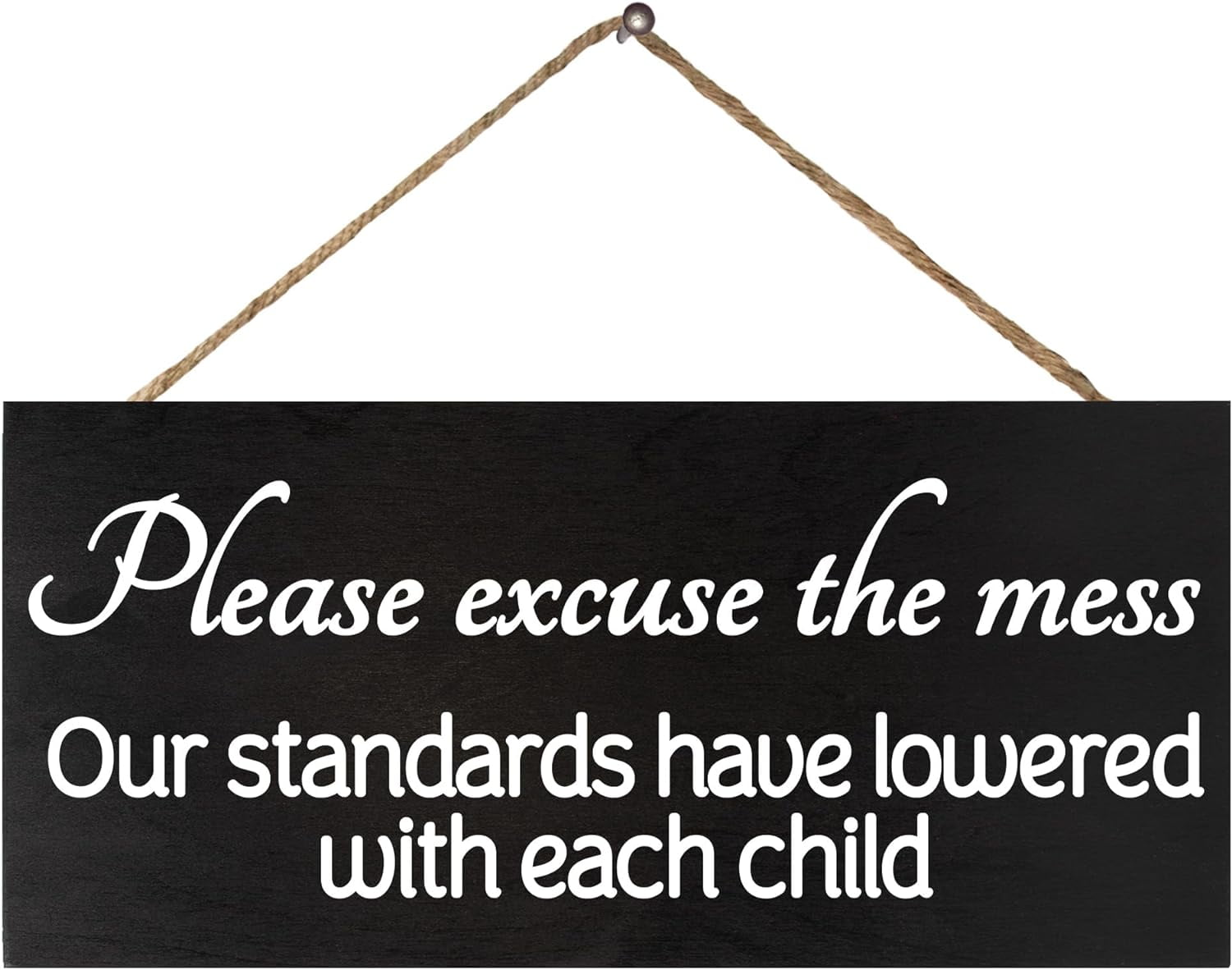 Excuse the Mess Our Standards Have Lowered with Each Child, Funny Messy ...