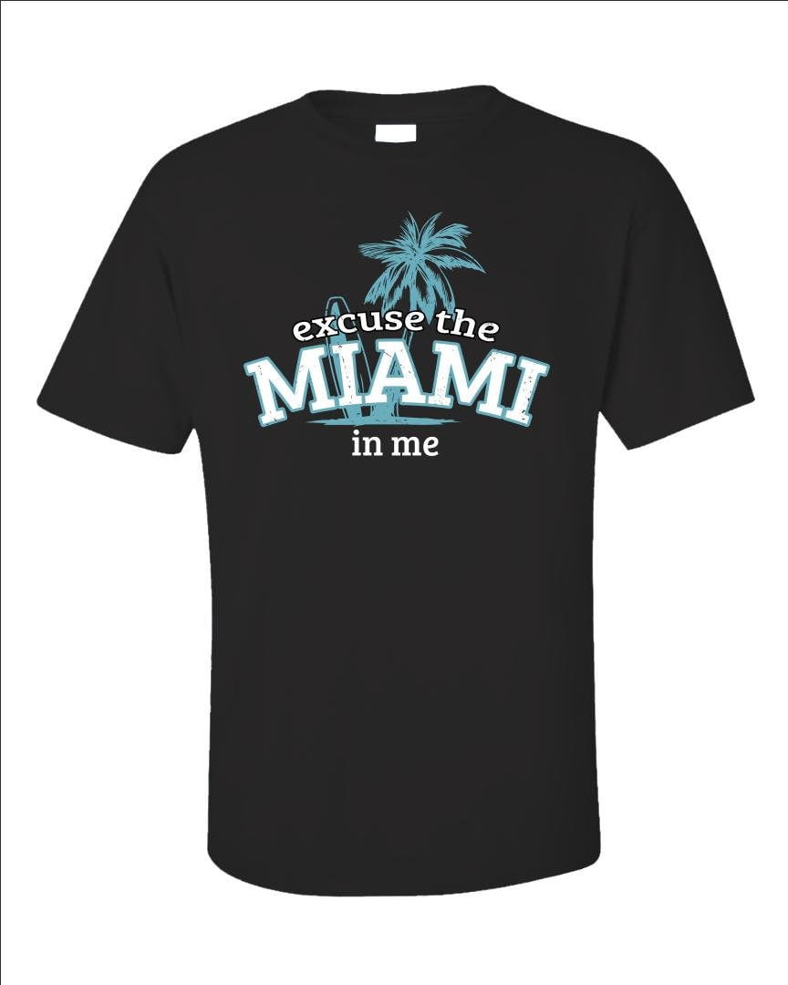 Excuse the Miami in Me Top, Miami Vibes Tee, Funny Florida T-shirt ...