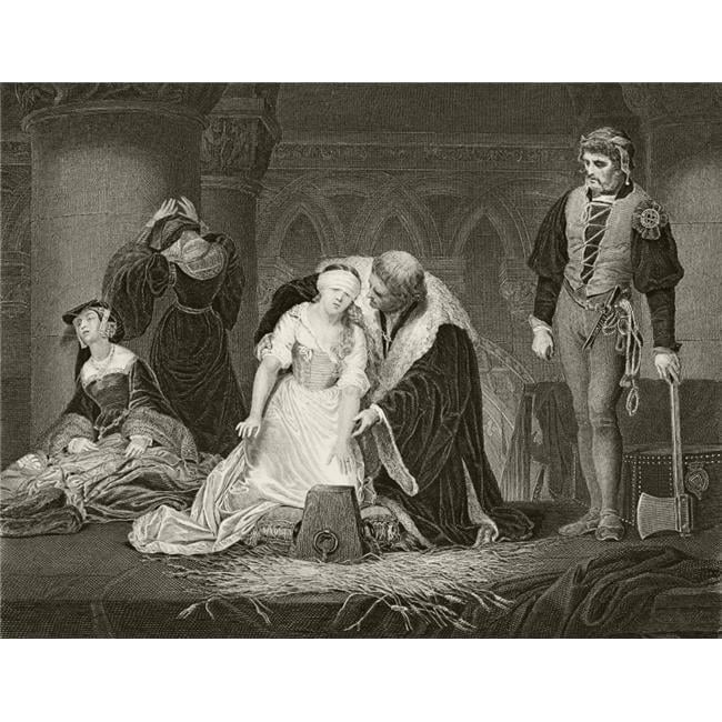 Execution of Lady Jane Grey 12 February 1554 From The National ...
