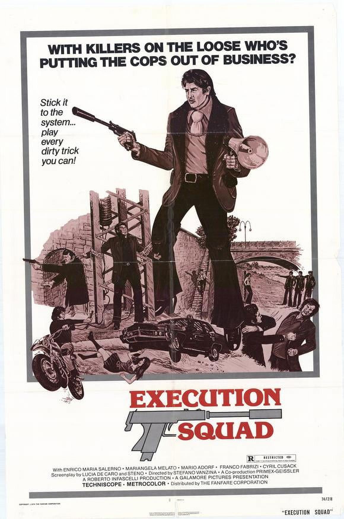 Execution Squad - movie POSTER (Style A) (11" x 17") (1974) - Walmart.com