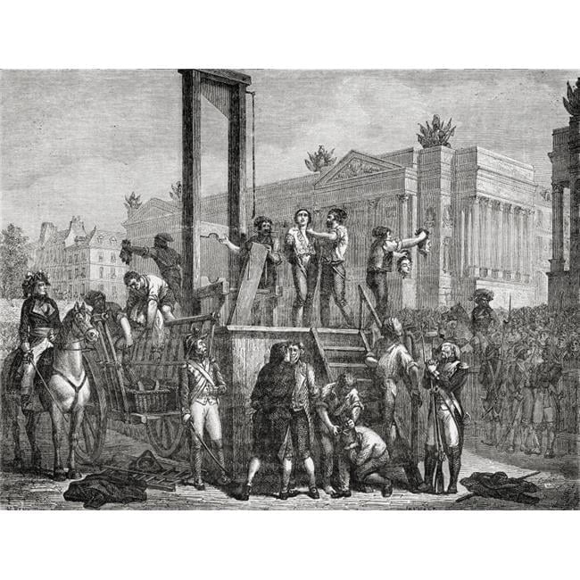 Execution of Robespierre Saint Just & Others 28 July 1794 Maximilien ...