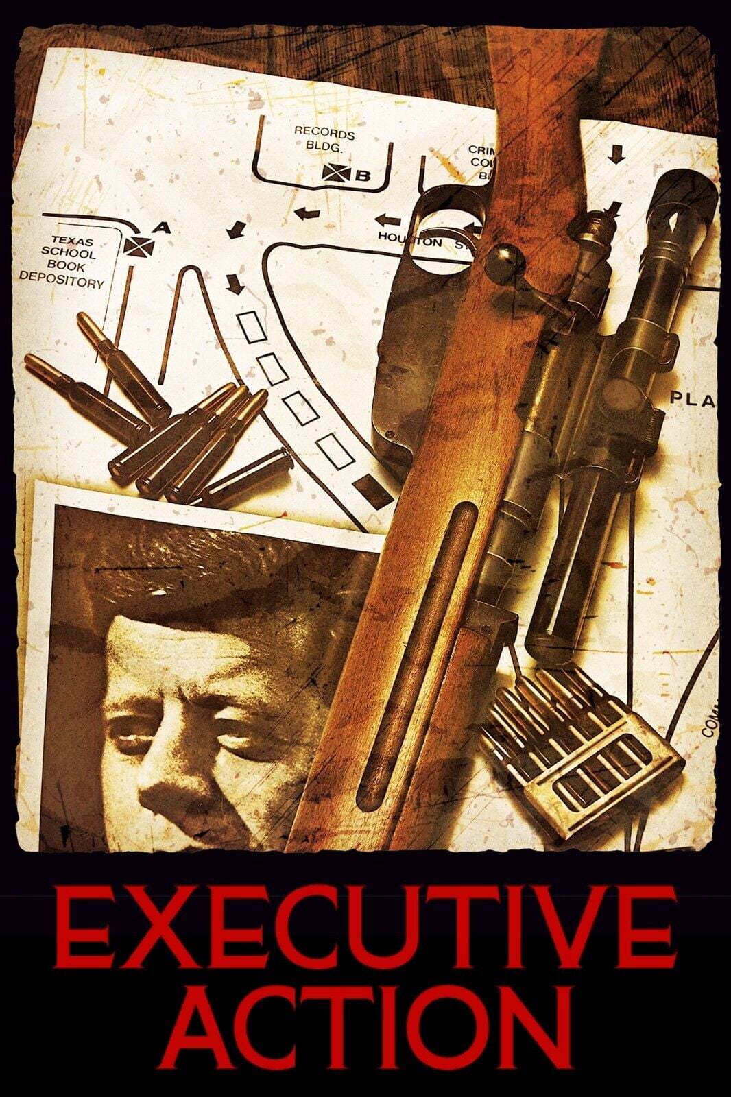 Executive Action (1973) Poster 24x36 - Political Thriller Classic ...