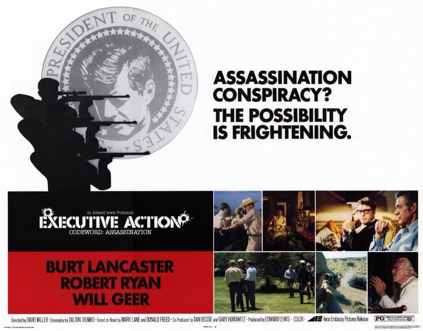Executive Action - movie POSTER (Style A) (11" x 14") (1976) - Walmart.com