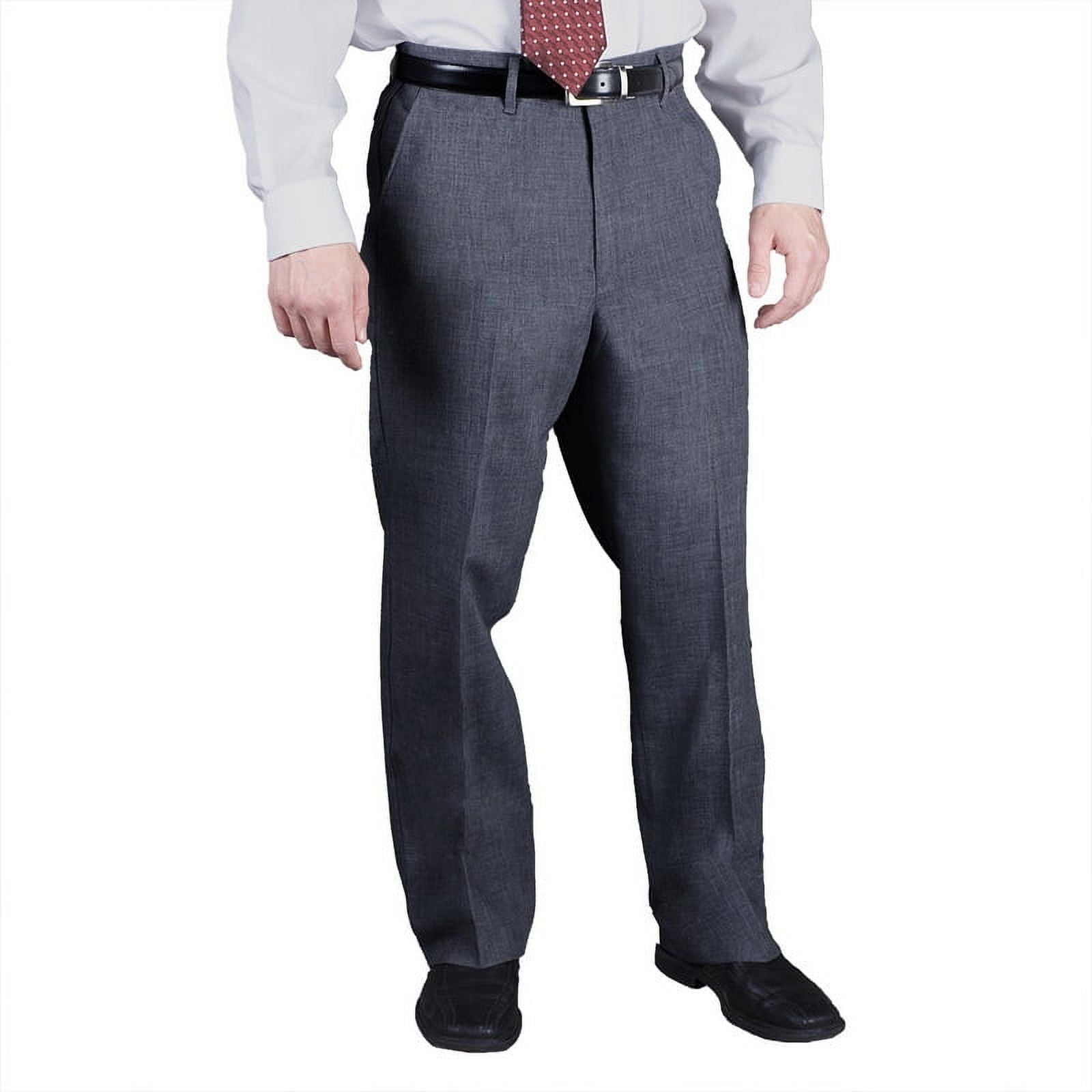 Executive Apparel 1200 Men's Pants UltraLux Tailored Front Comfort ...