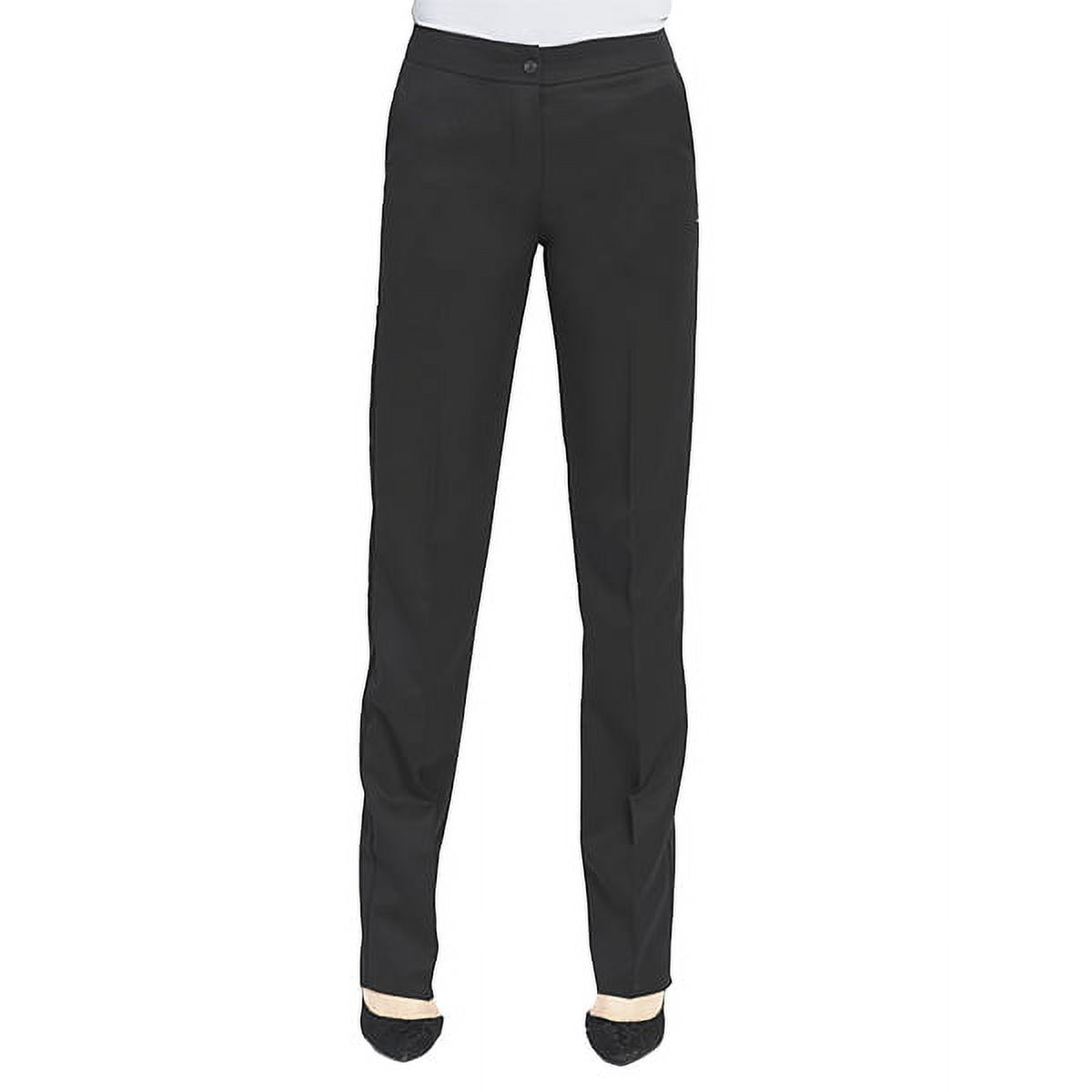 Executive Apparel 2280 Women's EcoTex Recycled Polyester Pants-Black-4 ...