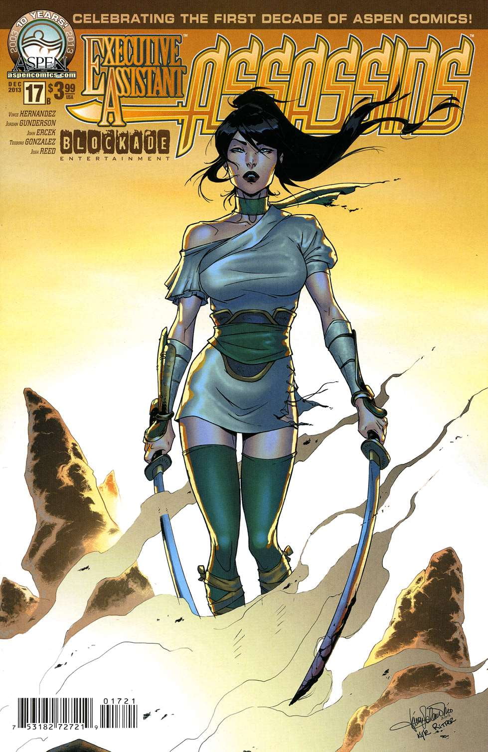 Executive Assistant: Assassins (Vol. 1) #17B VF ; Aspen Comic Book ...
