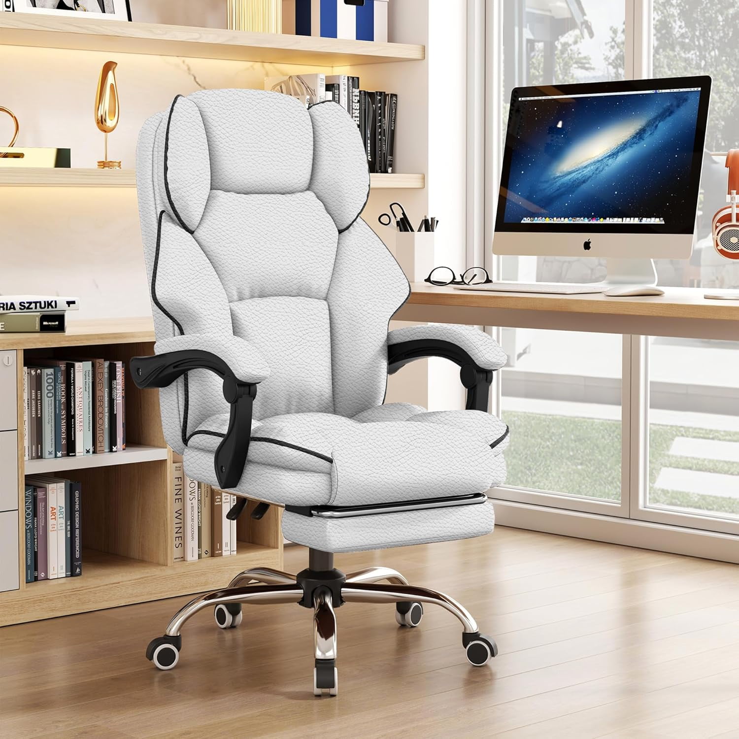 Executive Chair High Back Computer Gaming Chairs Leather Chair with ...