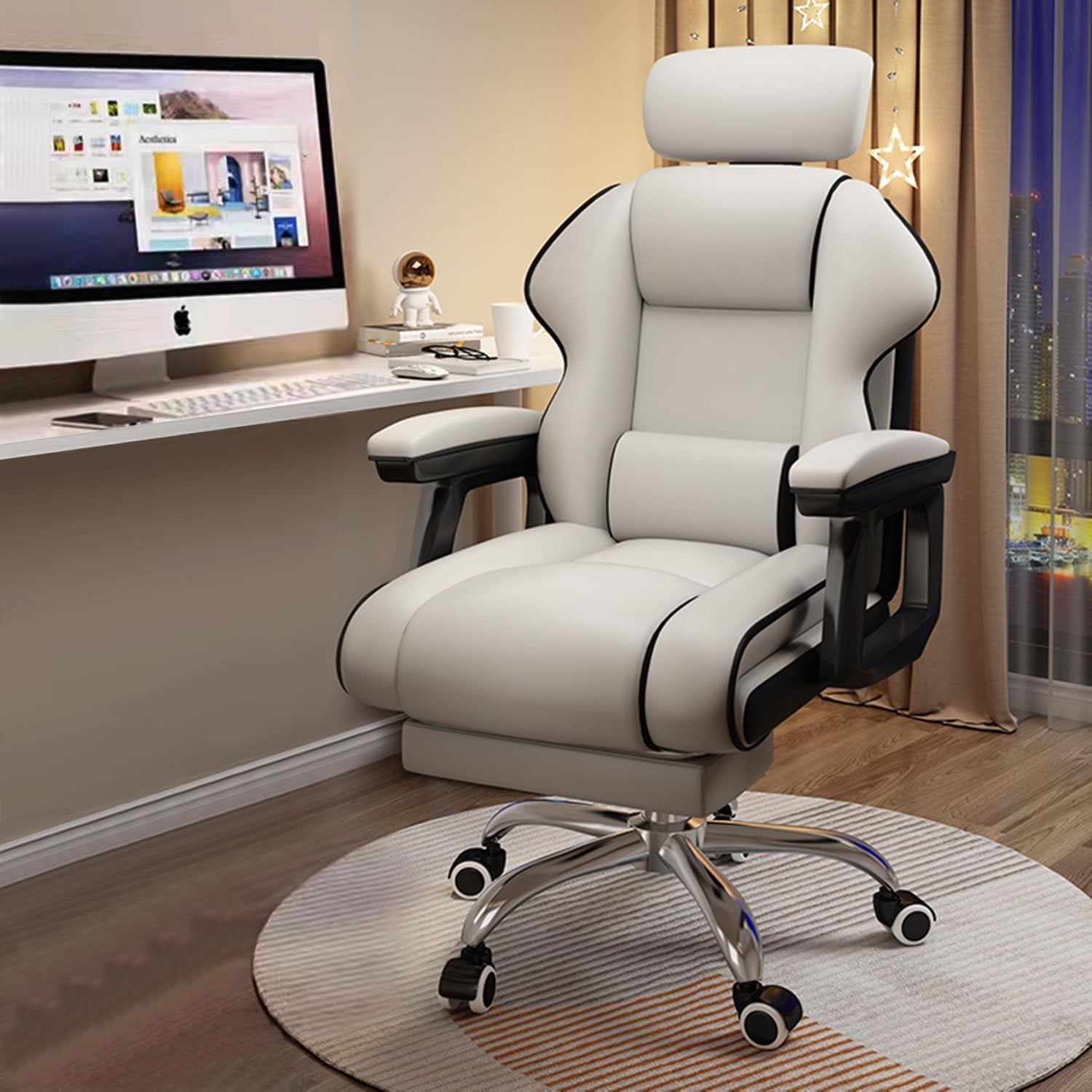 WXJHL Executive Computer Chair Home Office Desk Chair,Adjustable Angle ...