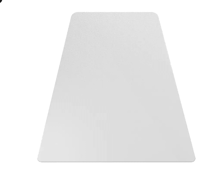 Executive Corner Workstation Polycarbonate Chair Mat for Hard Floor 48 ...