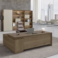 Executive L-Shaped Office Desk with Integrated Storage & Ergonomic ...