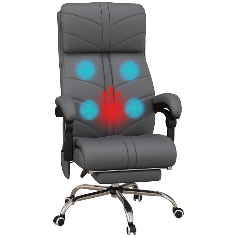 Executive Massage Office Chair with 4 Vibration, Computer Desk Chair ...