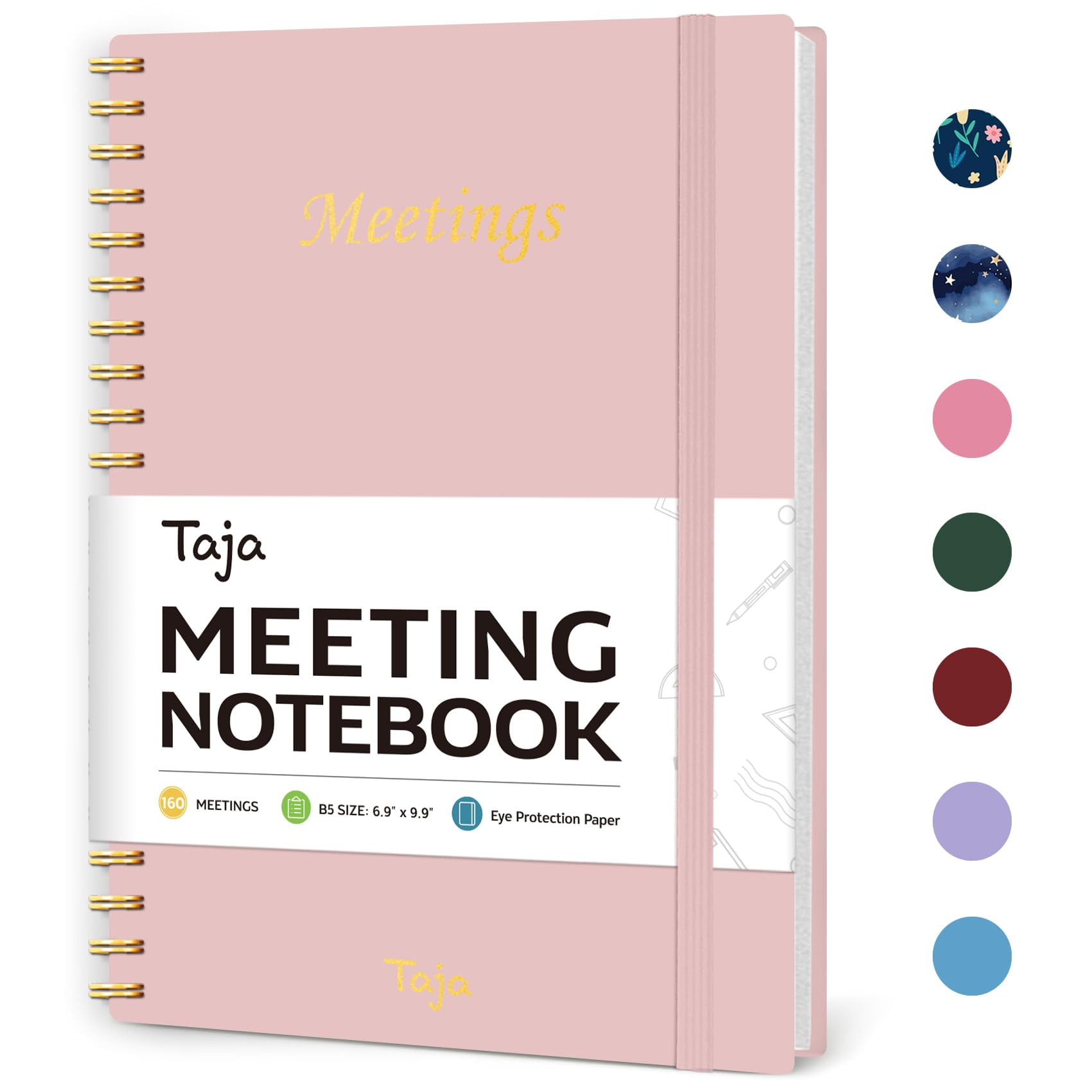 Executive Meeting Notebook for Office Use, Structured Planner with ...