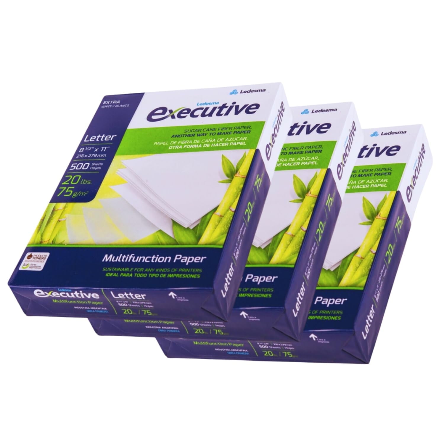 Executive Multipurpose Copy Printer Paper - Size 8.5” x 11”, 20lb ...