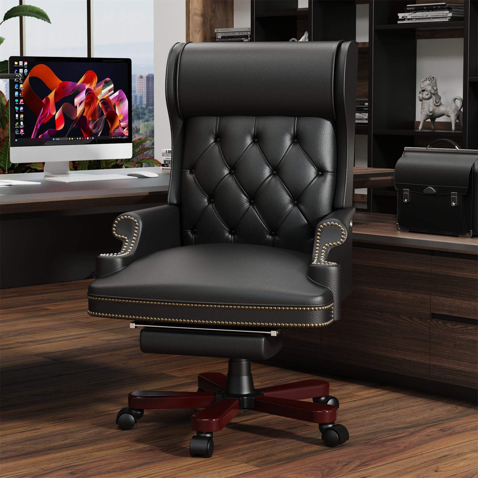 Executive Office Chair, Ergonomic Home Office Desk Chairs with ...