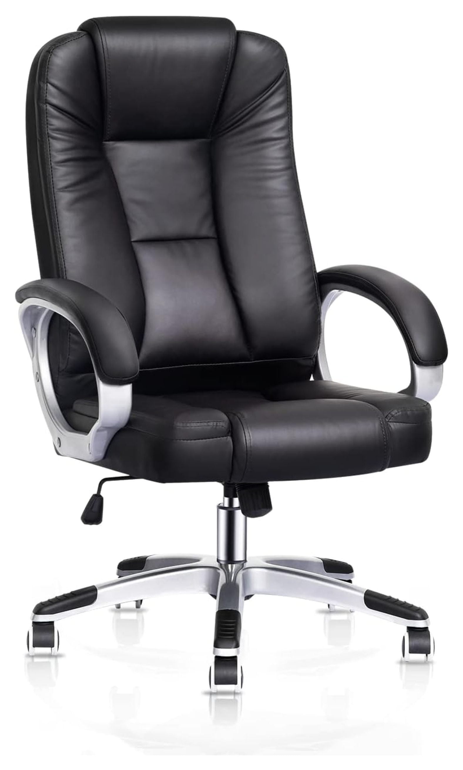 Executive Office Chair, High Back PU Leather Ergonomic Computer Chair ...