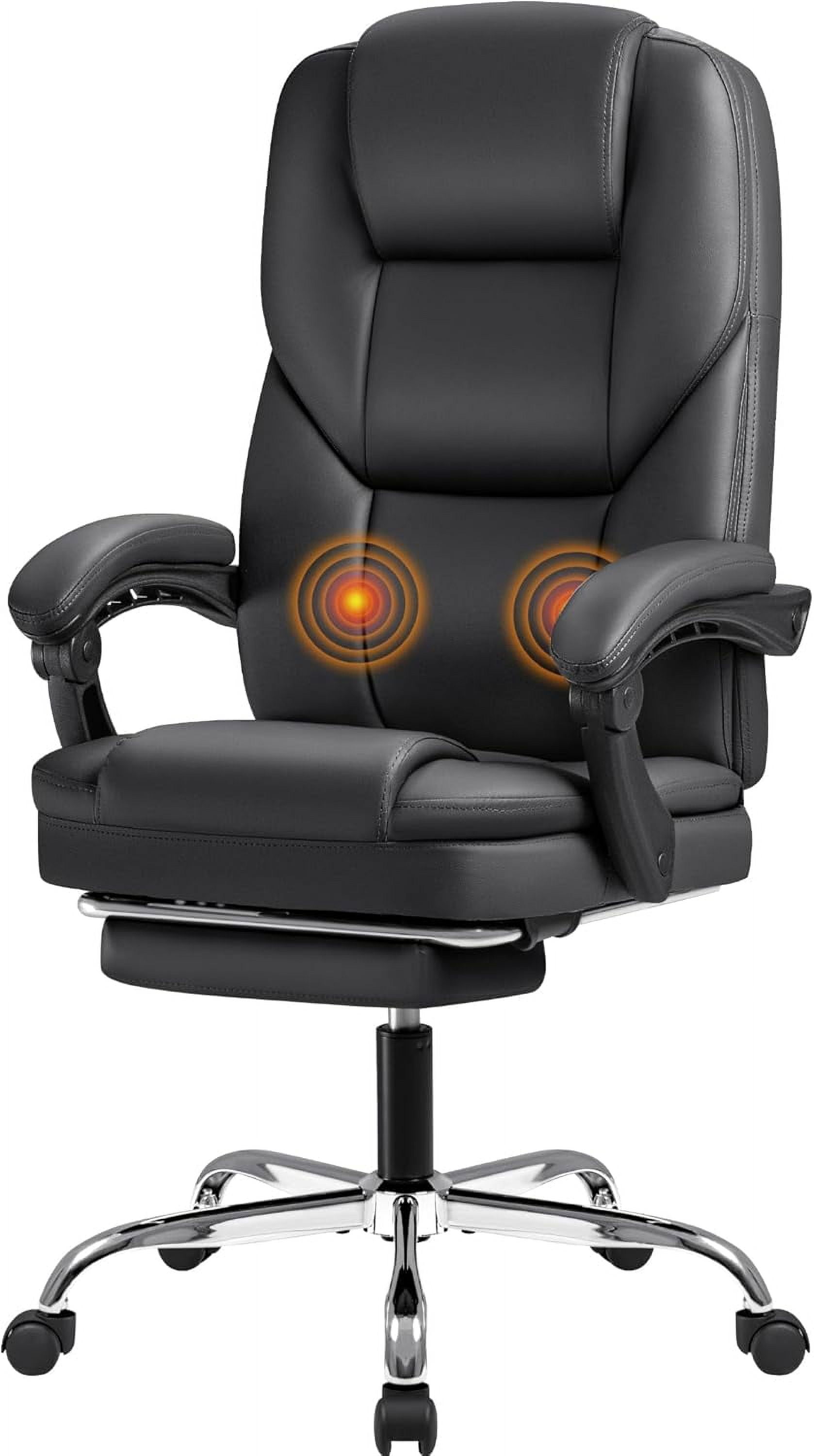 Executive Office Chair with Foot Rest - Big and Tall, Ergonomic ...