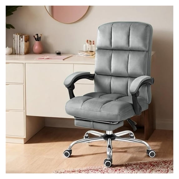Executive Office Chair with Footrest, Ergonomic Comfy Desk Chair, High ...