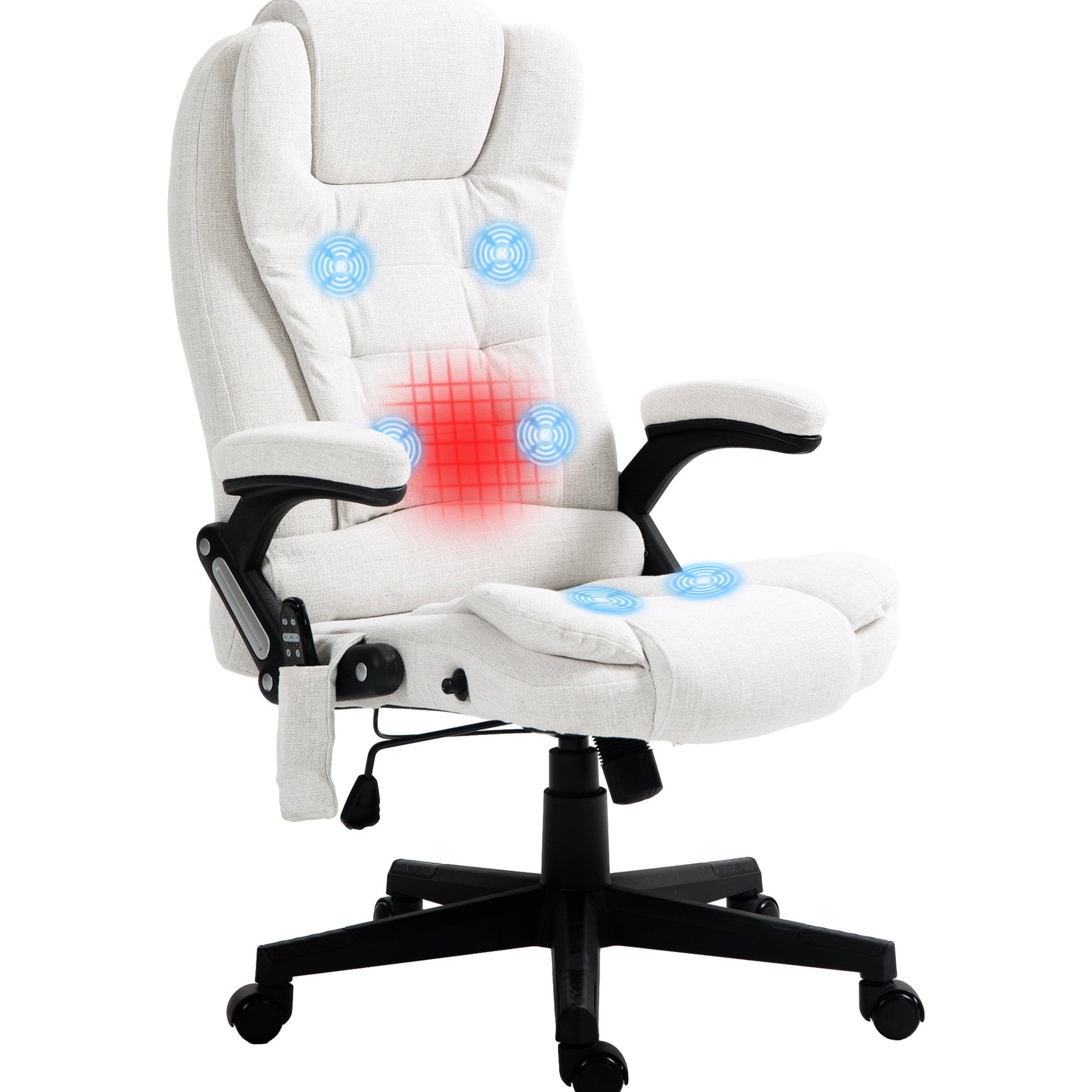 Executive Office Chair with Tilt Function+Six-Point Massage System ...