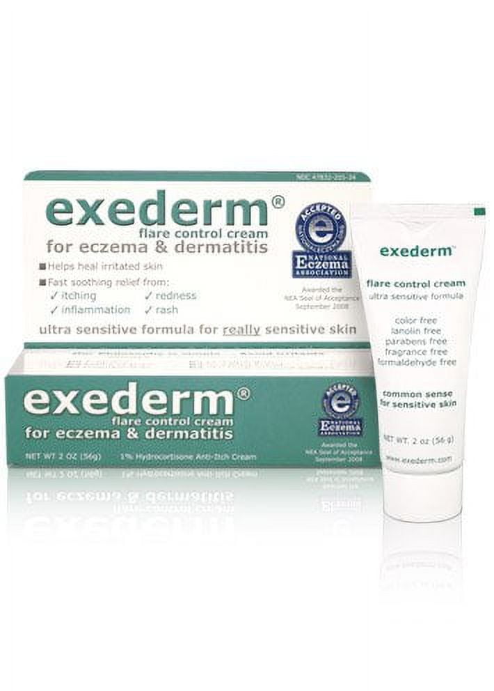 Exederm Ultra Hypoallergenic Eczema Dermatitis Flare Control Cream, NEA ...
