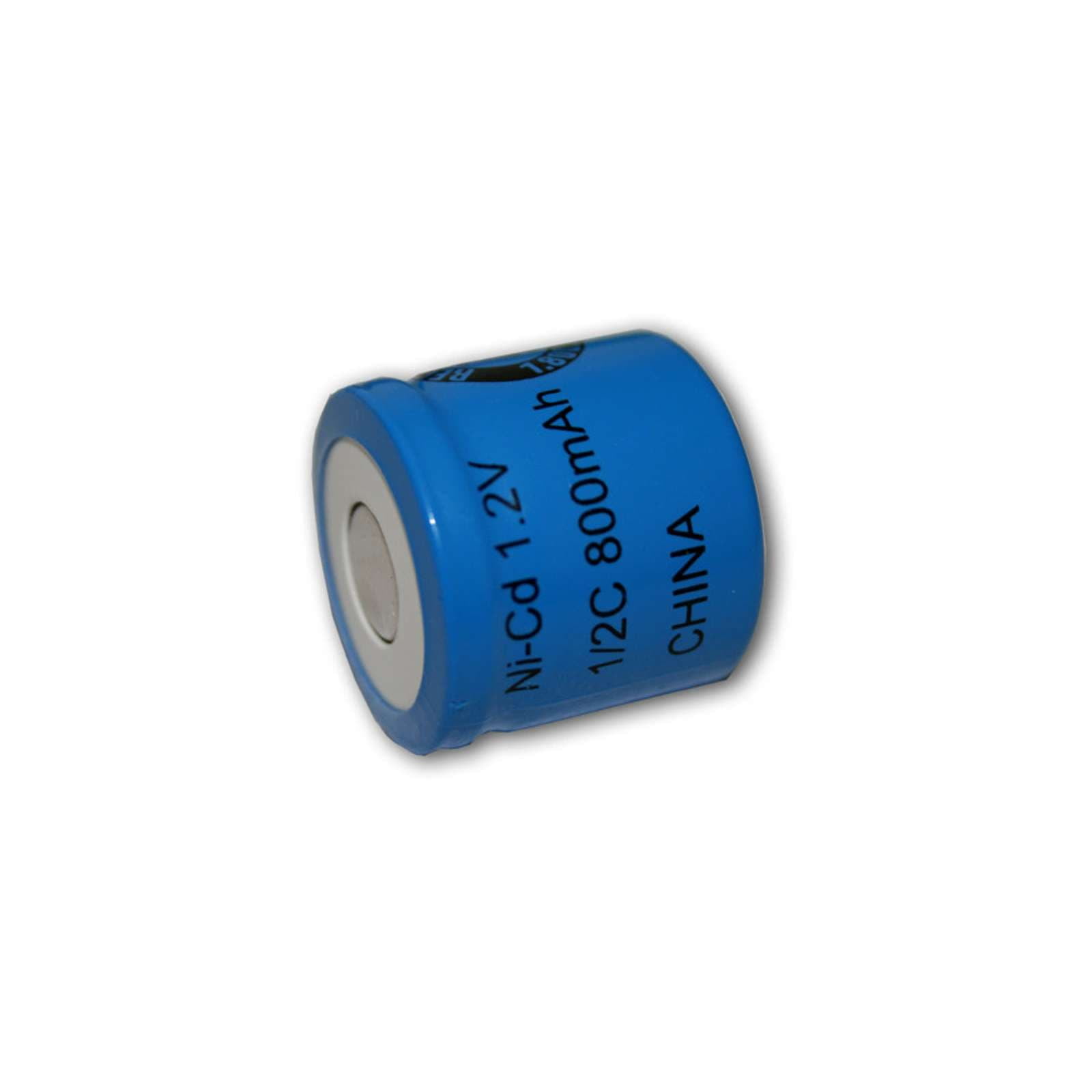 Exell 1.2V NiCD 1/2C Rechargeable Battery Flat Top Cell - Walmart.com