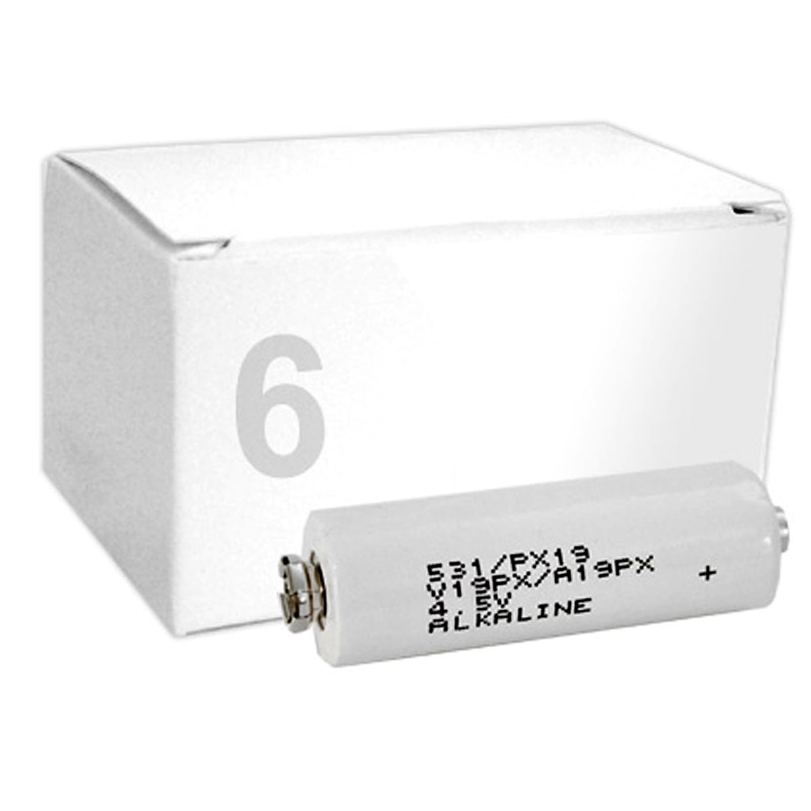 Exell 6pk A19PX V19PX 531 RPX19 PX19 4.5V Alkaline Batteries - Walmart.com