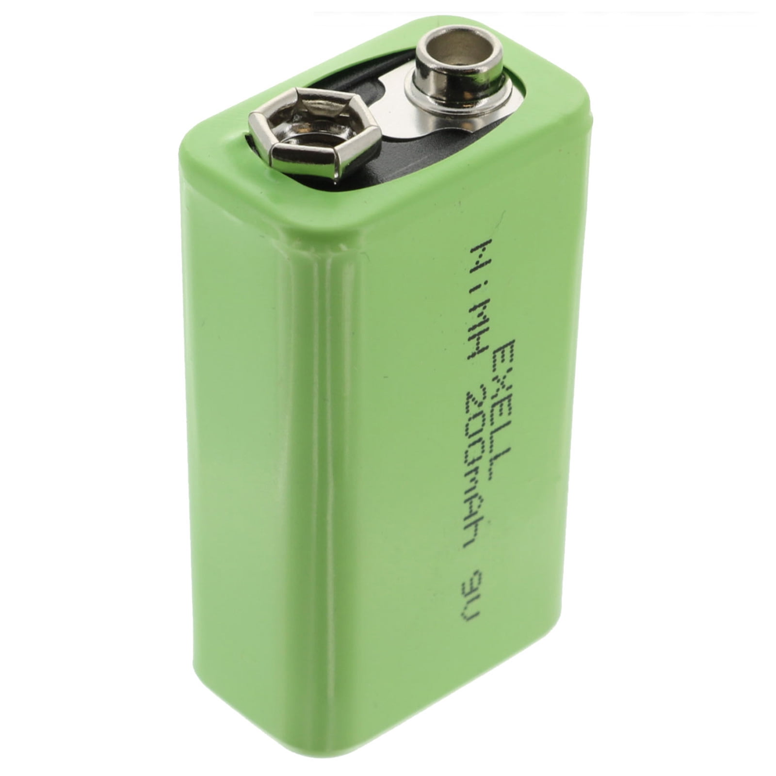 Exell 9V 200mAh NiMH Rechargeable Consumer Top Battery - Walmart.com