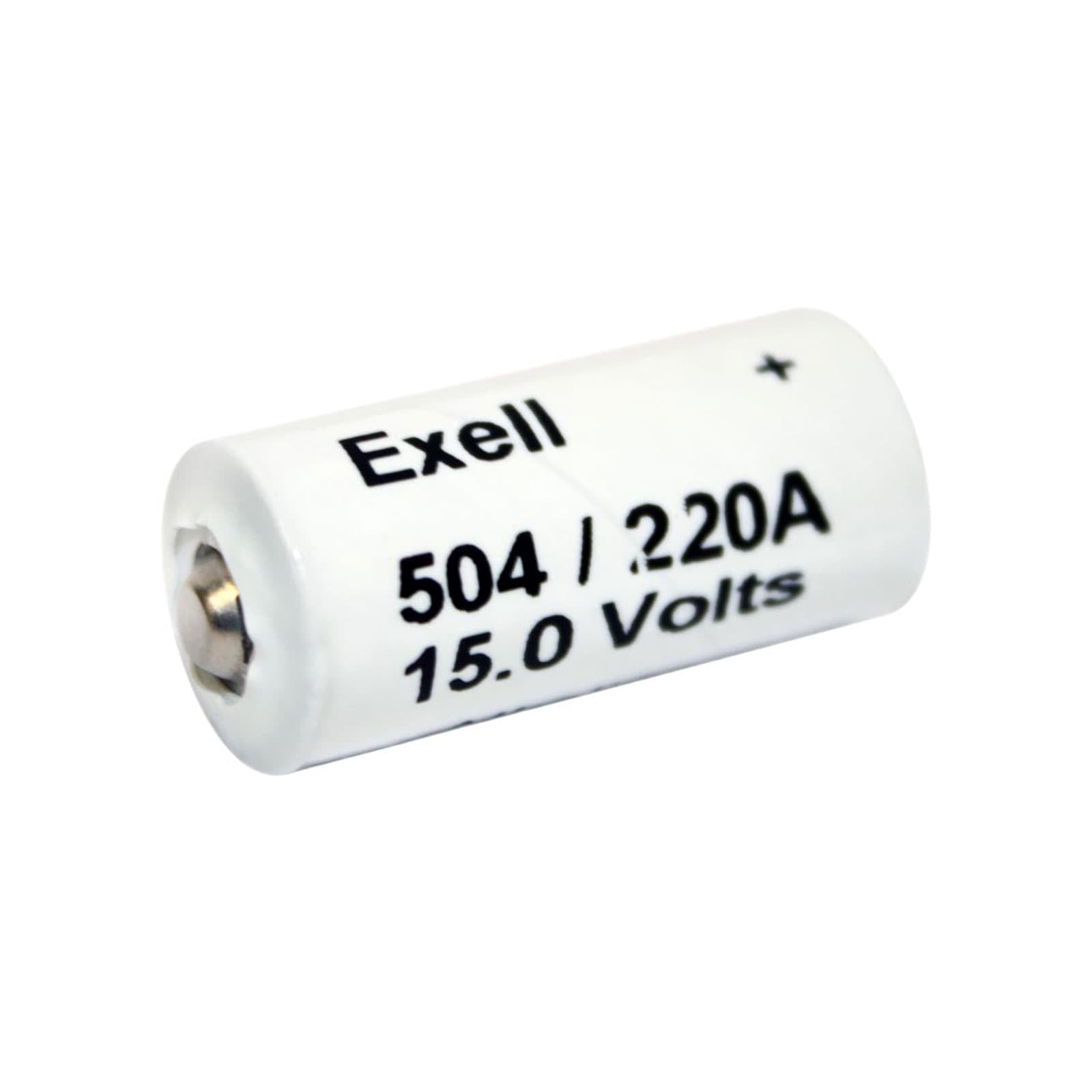 Exell Alkaline Battery A220/504A Compatible with NEDA 220 Eveready 504 ...