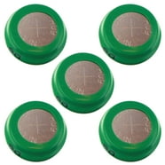 Exell Button 80mAh Rechargable 1.2V NiMH Flat Top Battery - Walmart.com