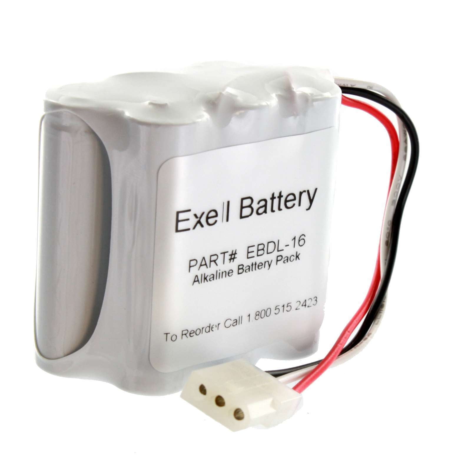 Exell Battery Door Lock 9V 6-Cell Battery Pack Fits KABA/Ilco - Walmart.com