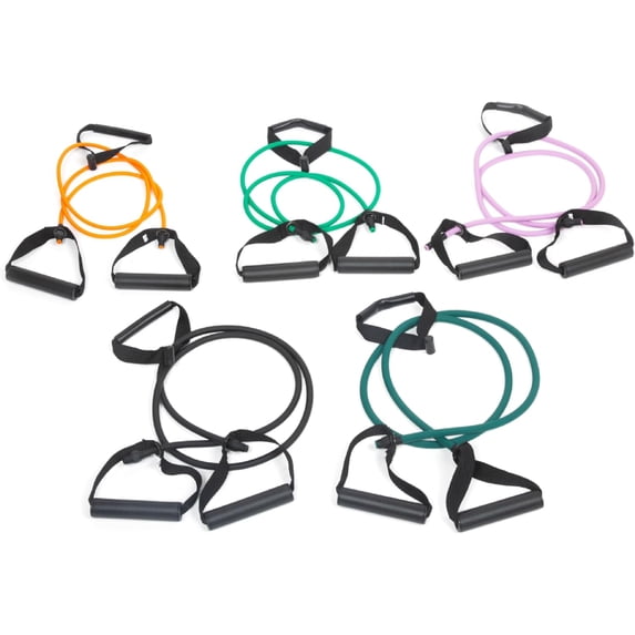 Exerband Bilateral Tubes Set - Resistance Tubing Exercise Equipment ...