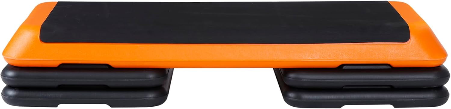 Exercise Aerobic Step Platform, Adjustable Fitness Stepper with 4 ...