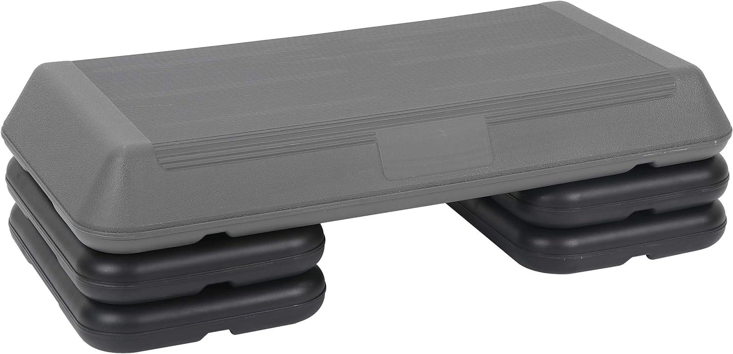 Exercise Aerobic Stepper Platform Adjustable Aerobic Step with 4 Risers ...