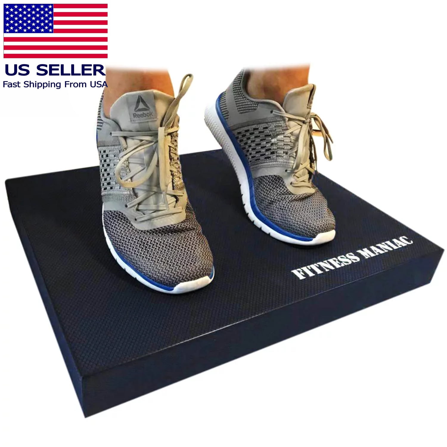 Exercise Balance Pad – Cushioned Non-Slip Foam Mat & Knee Pad, Vibrant ...