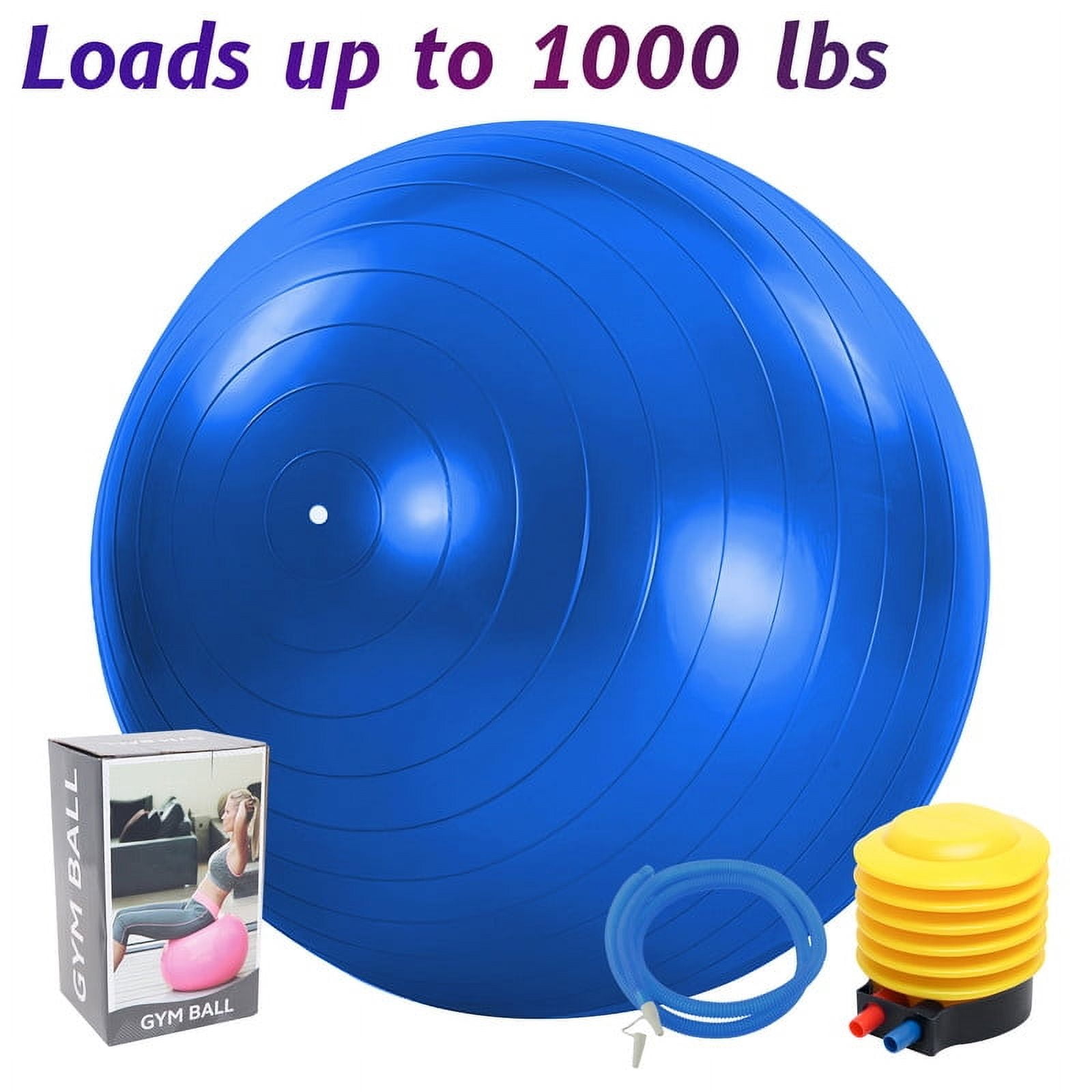 cyrico Exercise Ball Yoga Ball, 75cm Large Anti-Burst Gym Grade ...